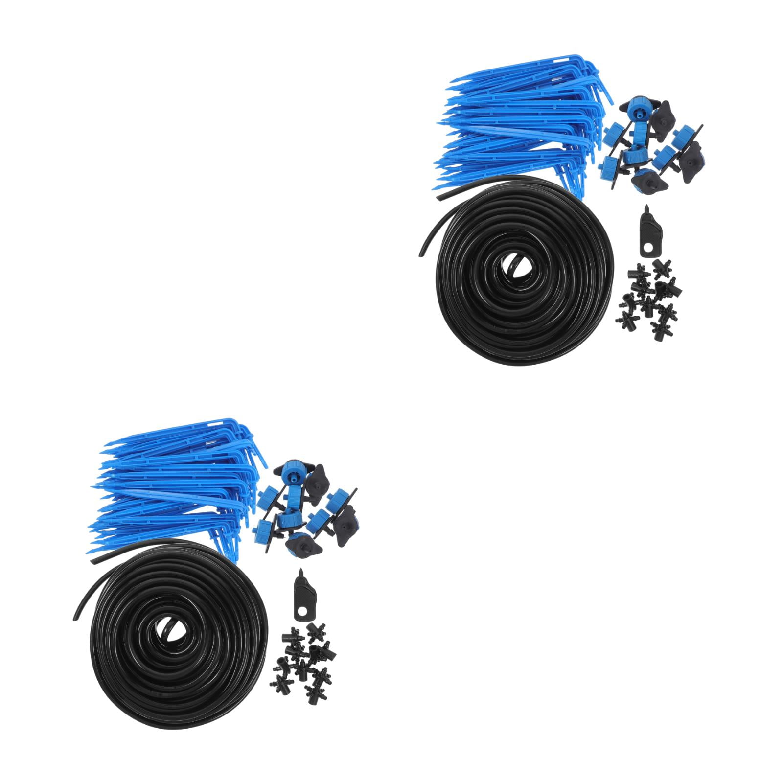 WORGEOUS 2 Sets Automatic Drip Irrigation System Kit, Garden Micro Drip ...