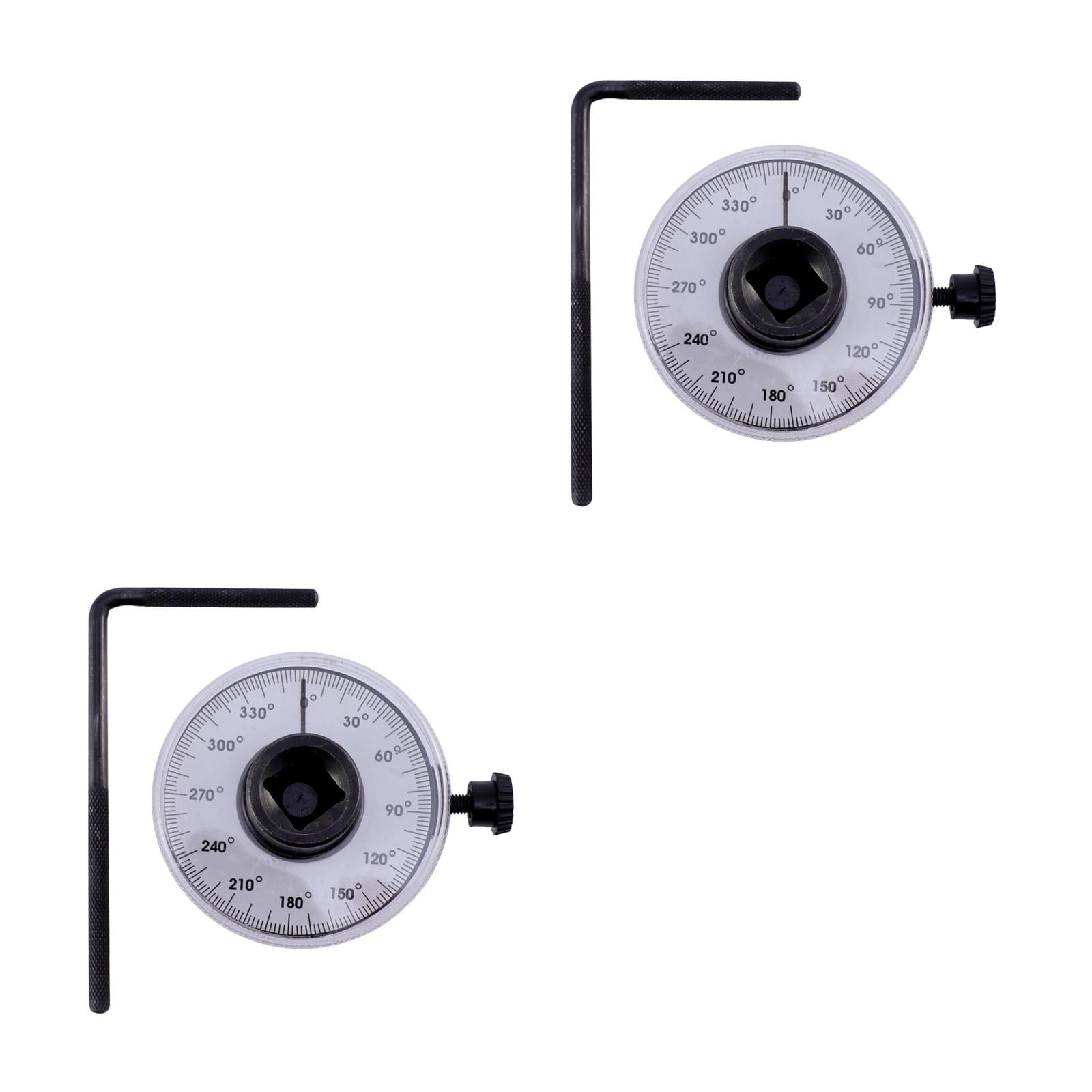 WORGEOUS 2 Sets Automotive Torque Angle Gauge Dial Pointer Measuring ...