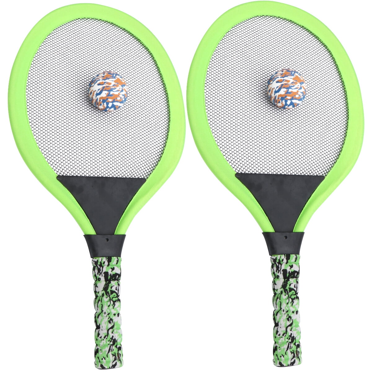 WORGEOUS 2 Sets Badminton Set Paddle Racket Tennis Racket Beach Game ...