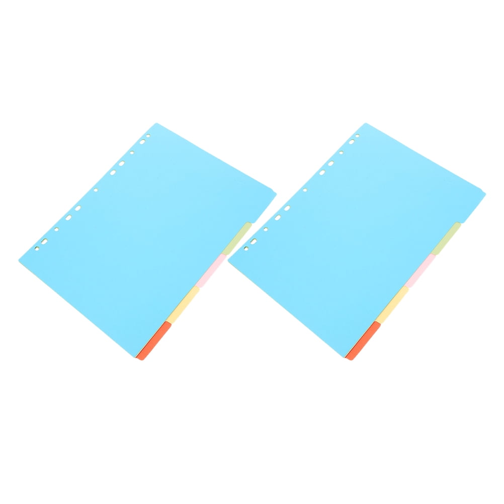 WORGEOUS 2 Sets Binder Dividers with Tabs Bulk Folder Index Separator ...