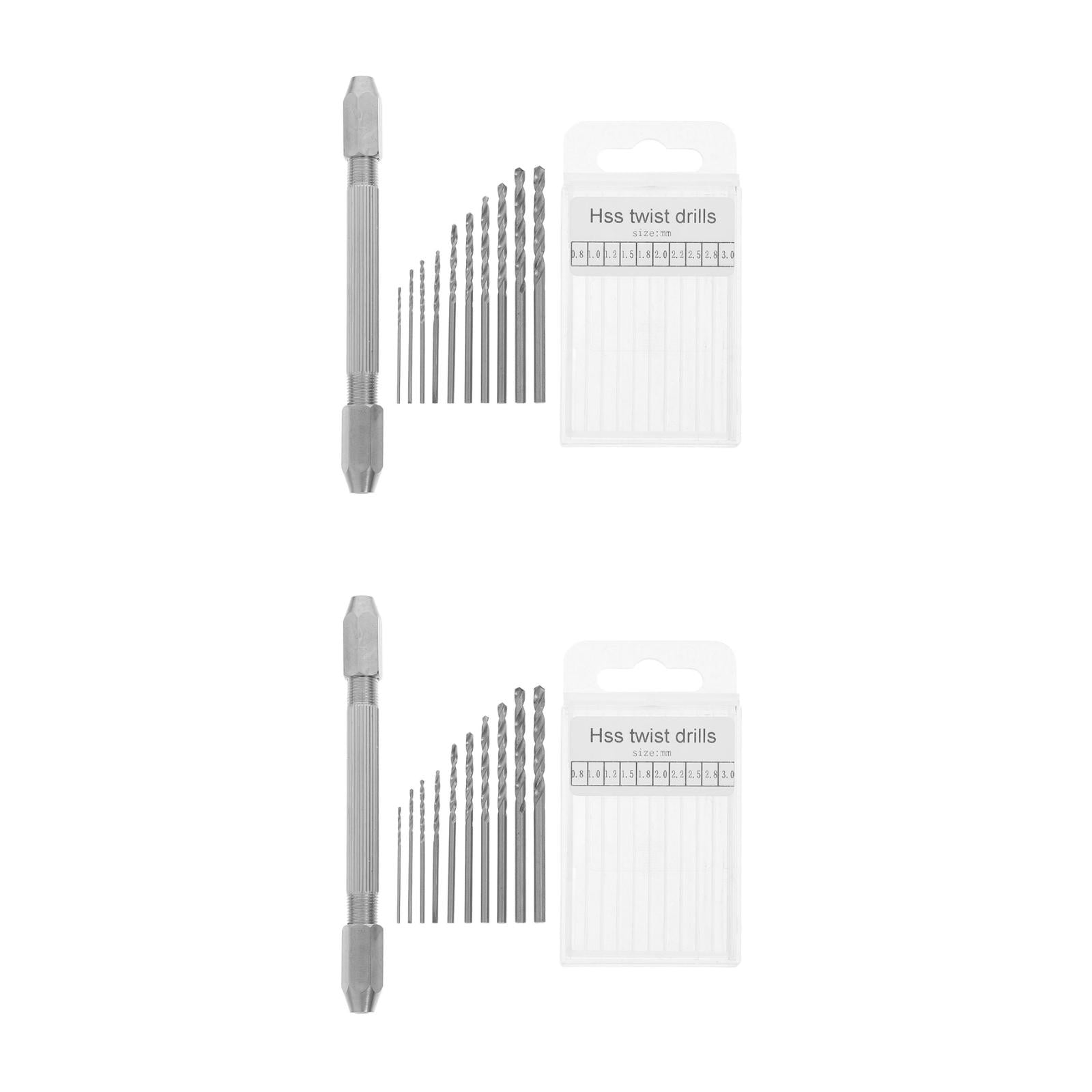 GOOHOCHY Raindrops 2 Sets Watch Drill Bit Professional Watch Repair Kit ...