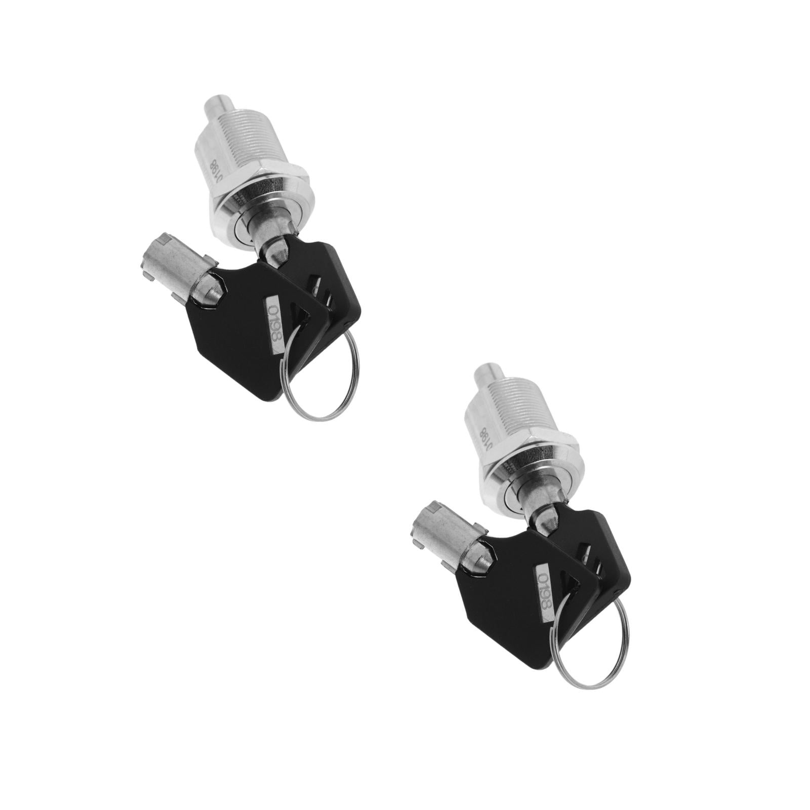 WORGEOUS 2 Sets Of Cabinet Door Lock Vending Machine Lock Desk Drawer ...