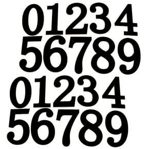 Small Number Stickers