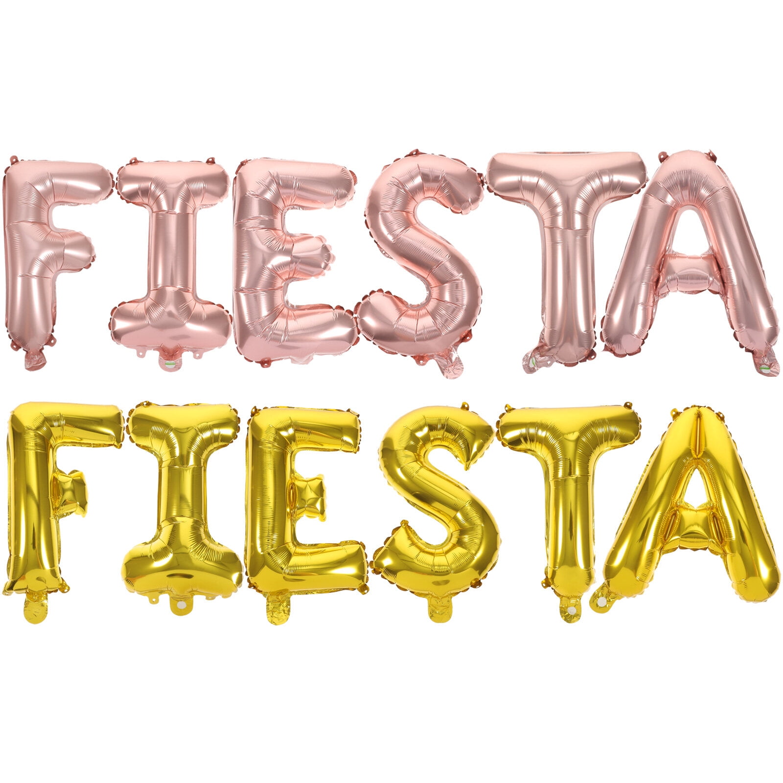 WORGEOUS 2 Sets Fiesta Decorations Festival Supply Shiny Balloons ...