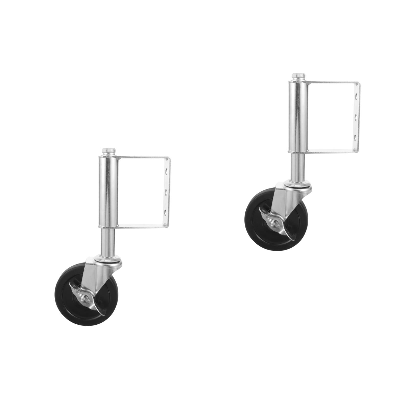 WORGEOUS 2 Sets Gate Spring Caster Heavy Duty Gate Wheel with Spring ...