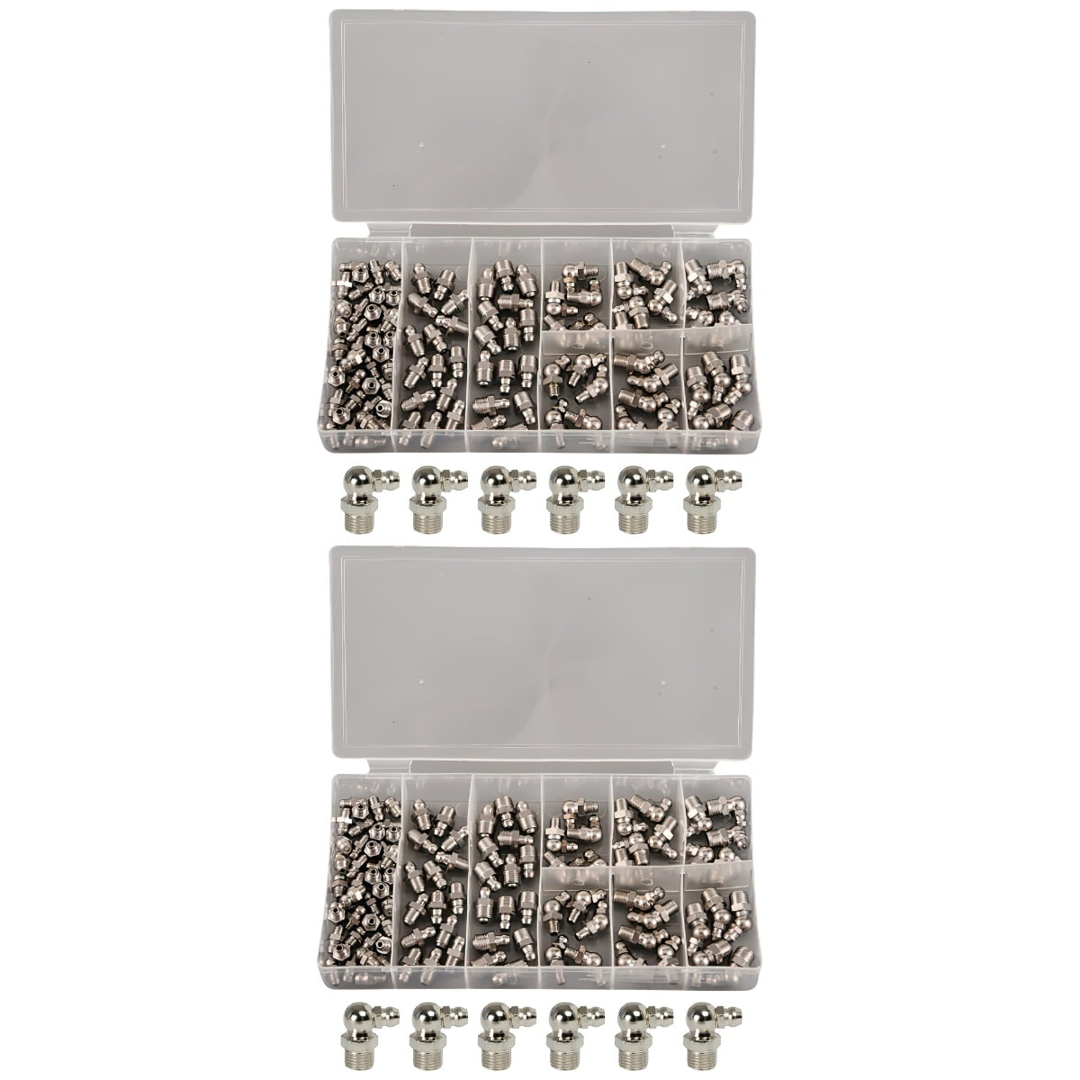 WORGEOUS 2 Sets Grease Nozzle Straight Grease Fitting Angled Grease ...