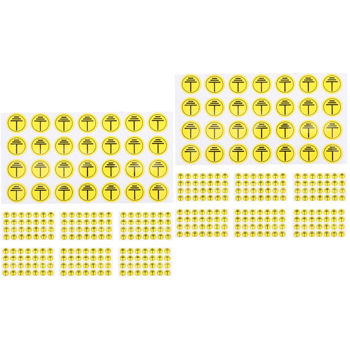 WORGEOUS 2 Sets Grounding Safety Decals Equipment Warning Decals ...