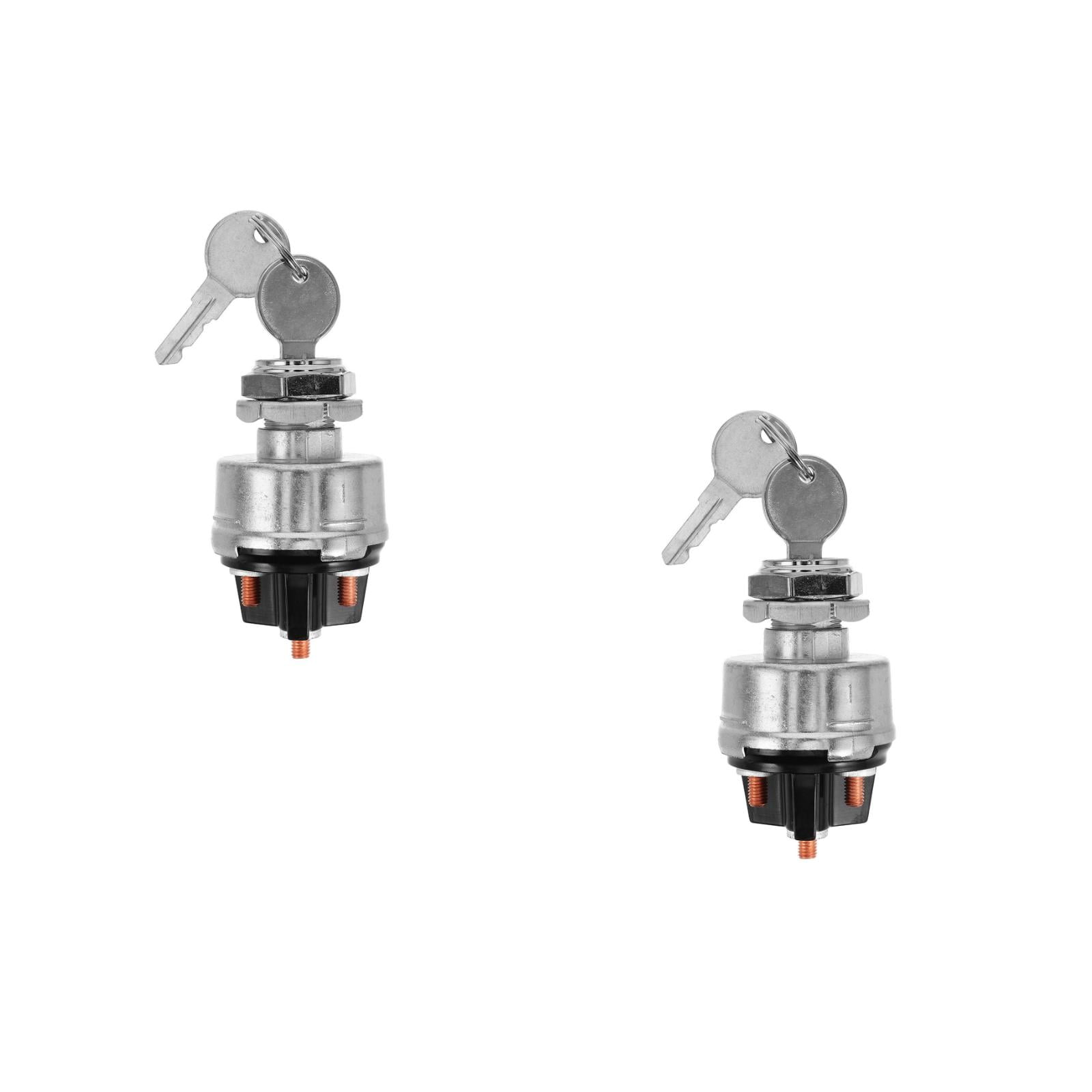 WORGEOUS 2 Sets Heavy Duty Ignition Switch Universal Starter Switch ...