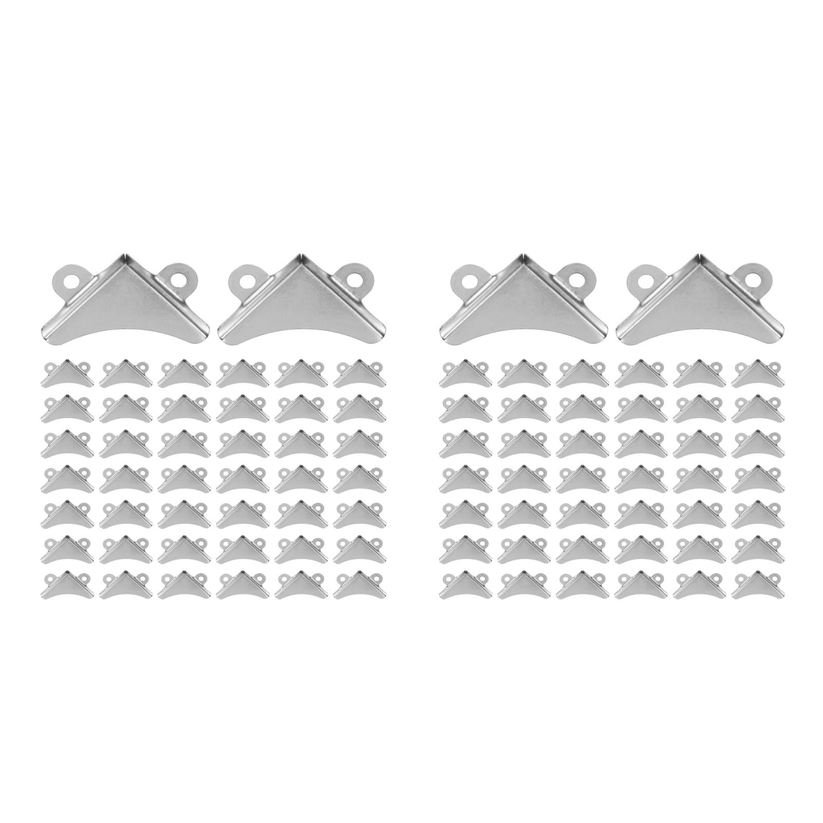 WORGEOUS 2 Sets Iron Triangle Corner Protectors Decorative Edges Covers ...