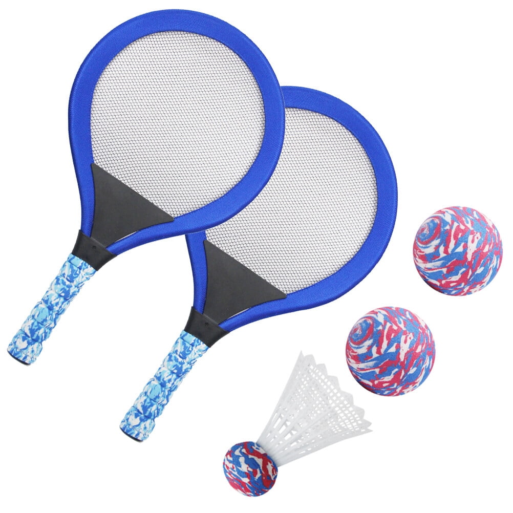 WORGEOUS 2 Sets Kids Table Tennis Racket Beach Rackets Baffle Bracket ...