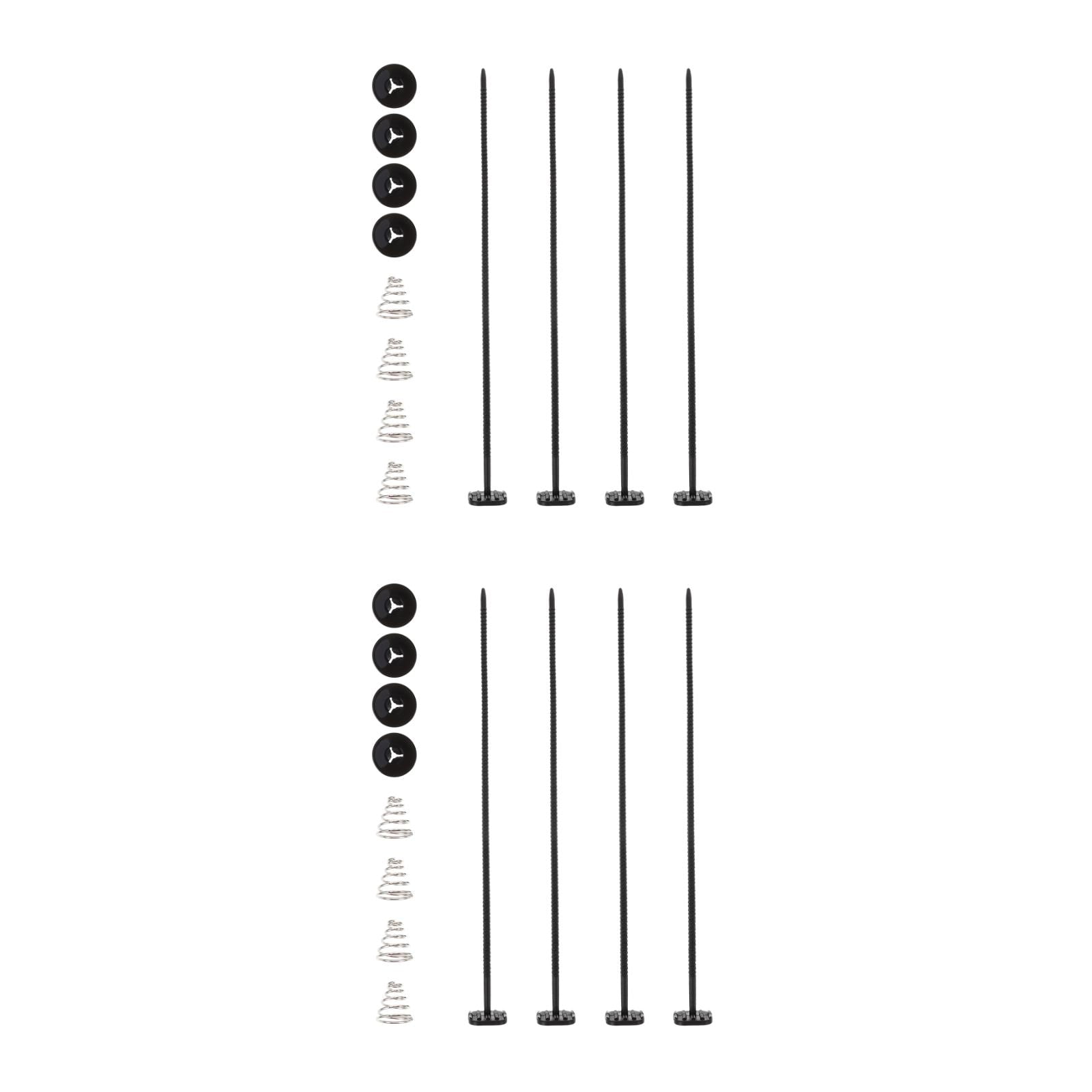 WORGEOUS 2 Sets Radiator Fan Mounting Kit Car Fan Installation Kit Car ...