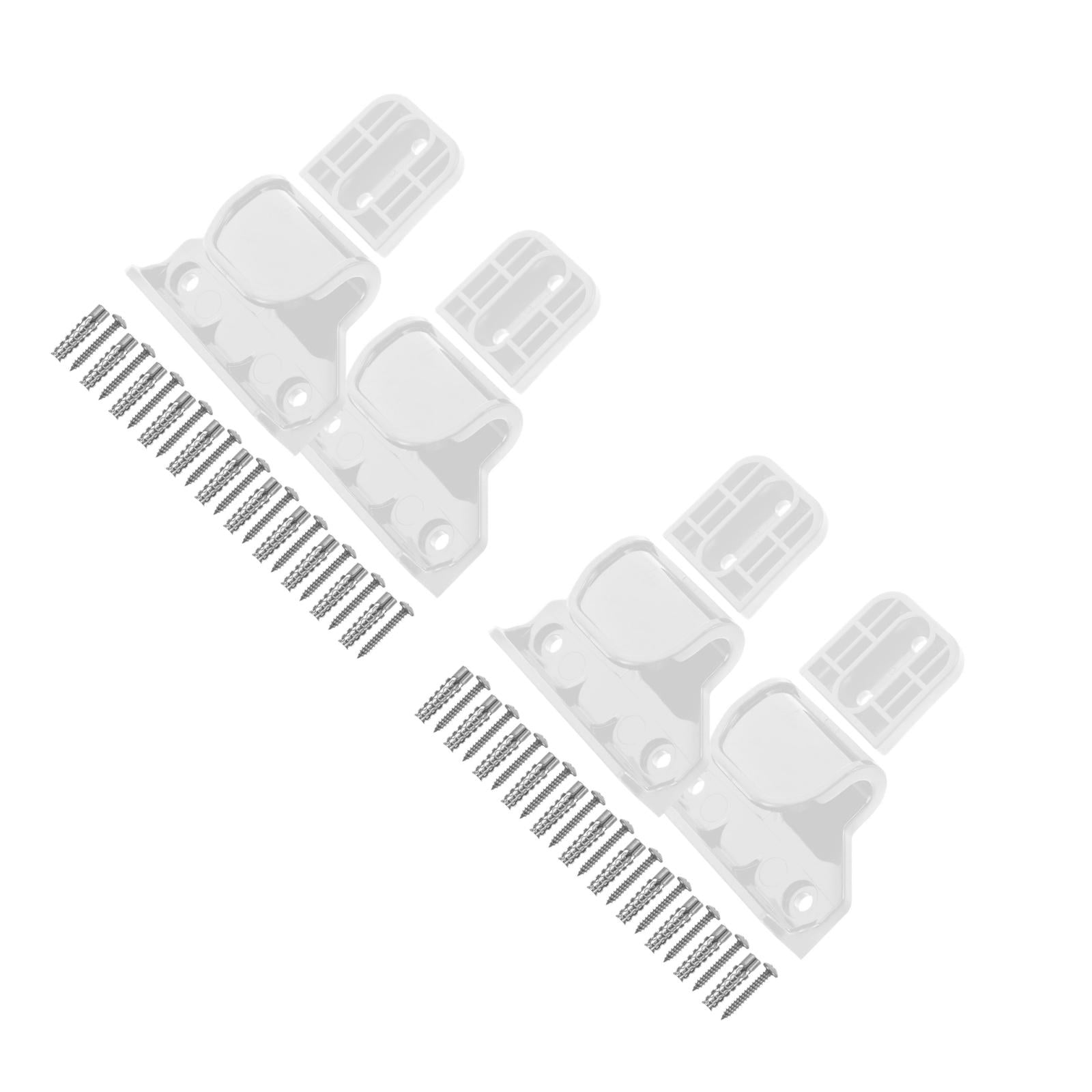 WORGEOUS 2 Sets Retractable Baby Gate Replacement Parts for Stairs and ...