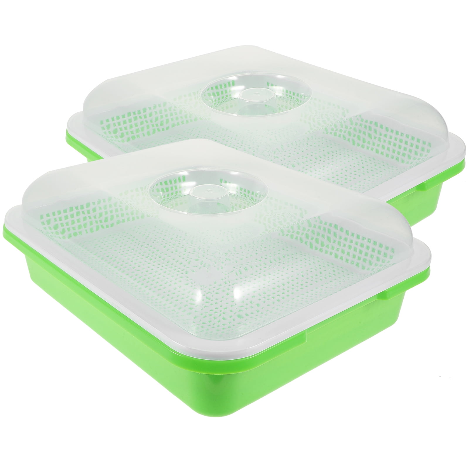 WORGEOUS 2 Sets Seedling Tray Planting Bean Sprouts Grass Trays for ...