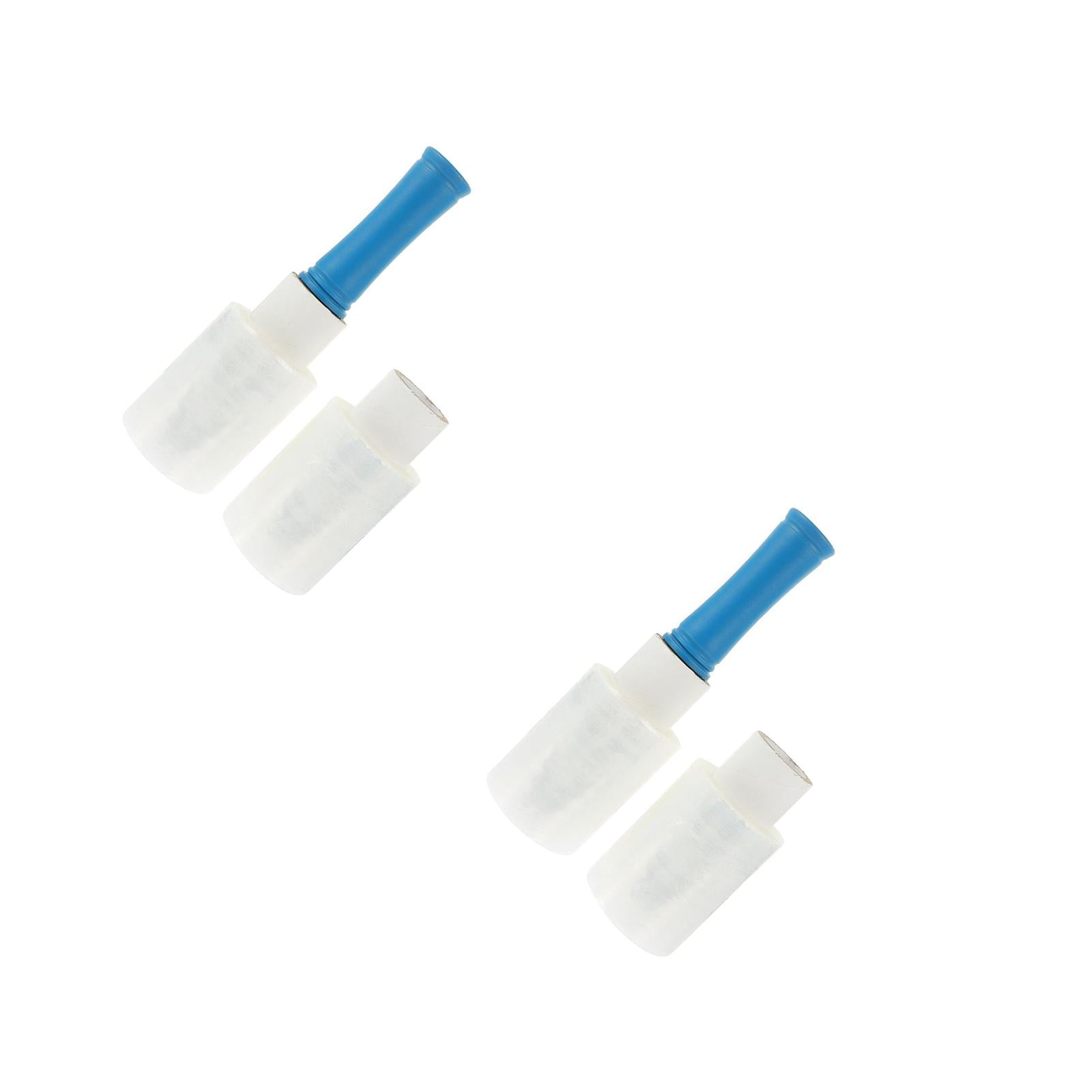 WORGEOUS 2 Sets Small Stretch Wrap Roll with Handle 10CM X150M Clear ...
