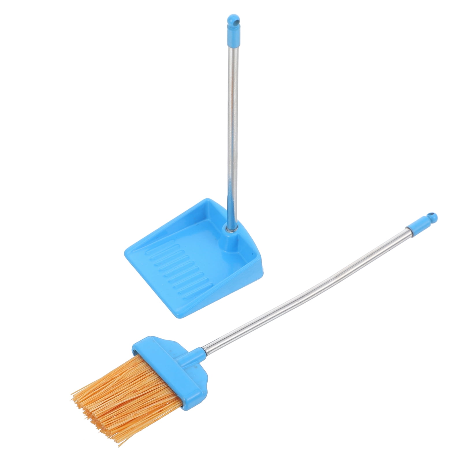 WORGEOUS 2 Sets of Doll House Brooms Dustpan Mini Landscape Broom and ...
