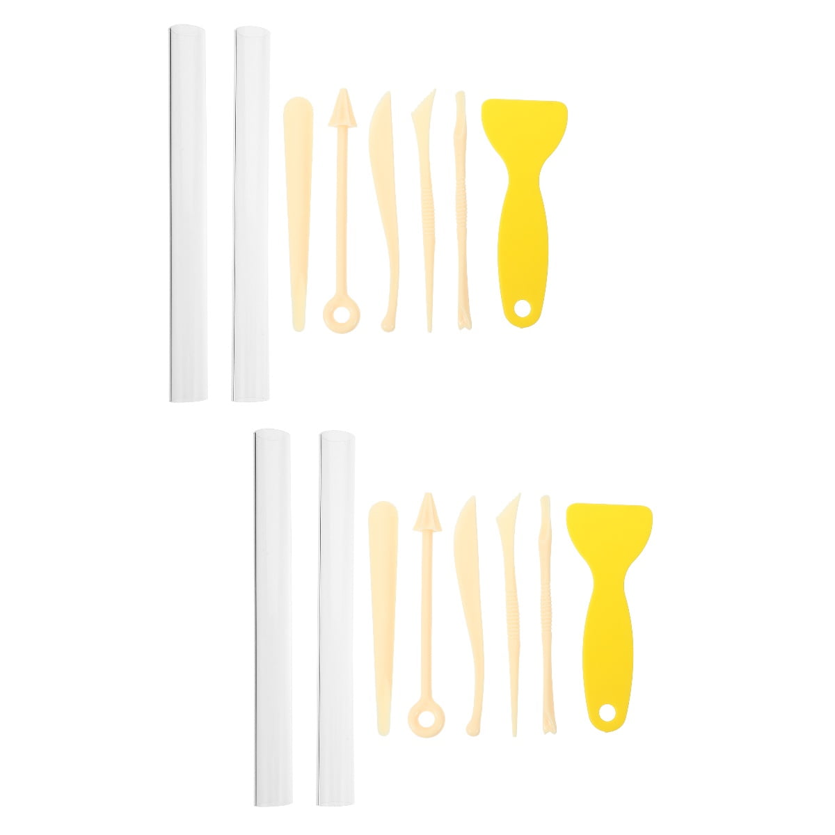 Worgeous 2 Sets of Polymer Clay Tools Diy Clay Carving Tools Polymer ...