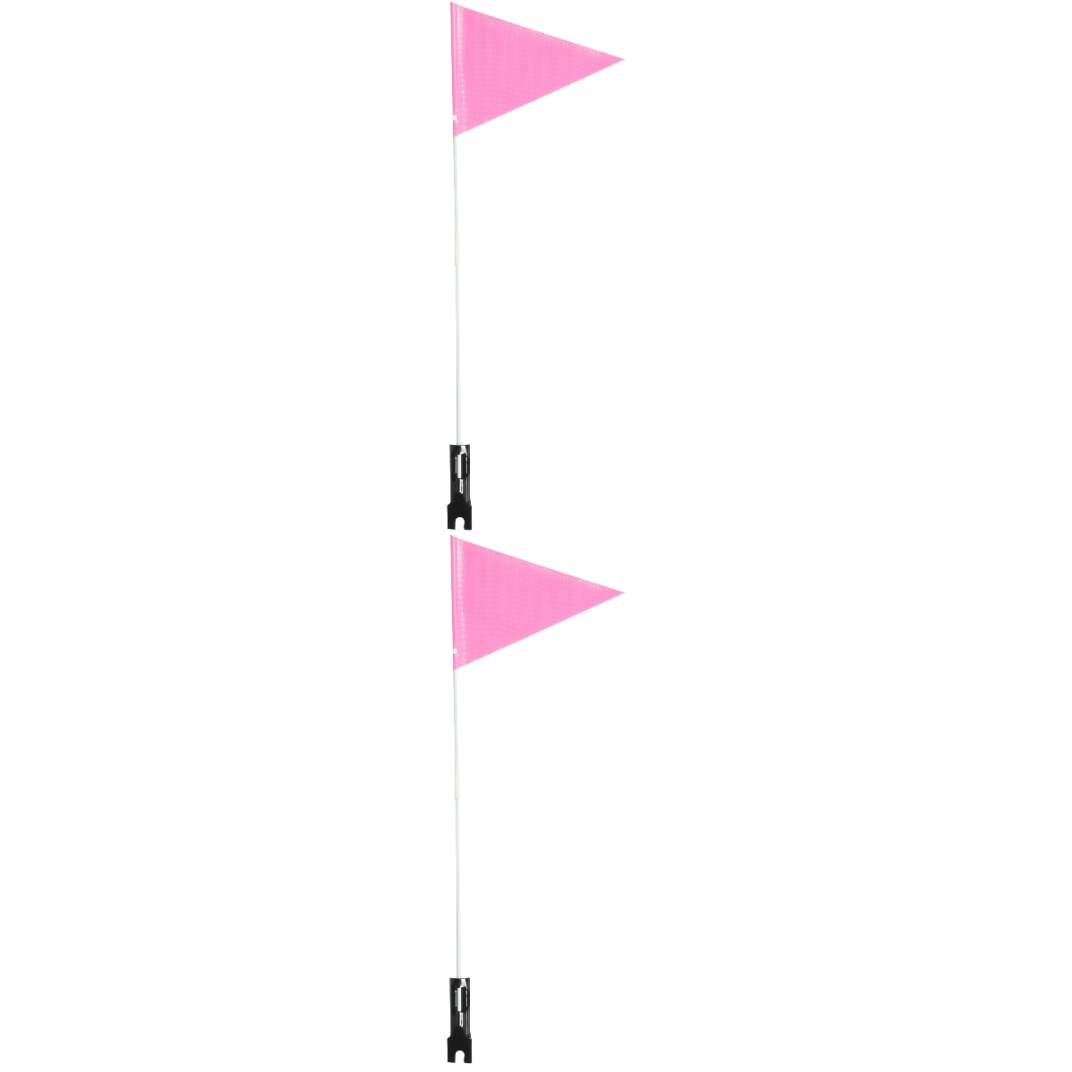 WORGEOUS 2 Sets of Professional Safety Flag Bike Flag Pole Durable Flag ...