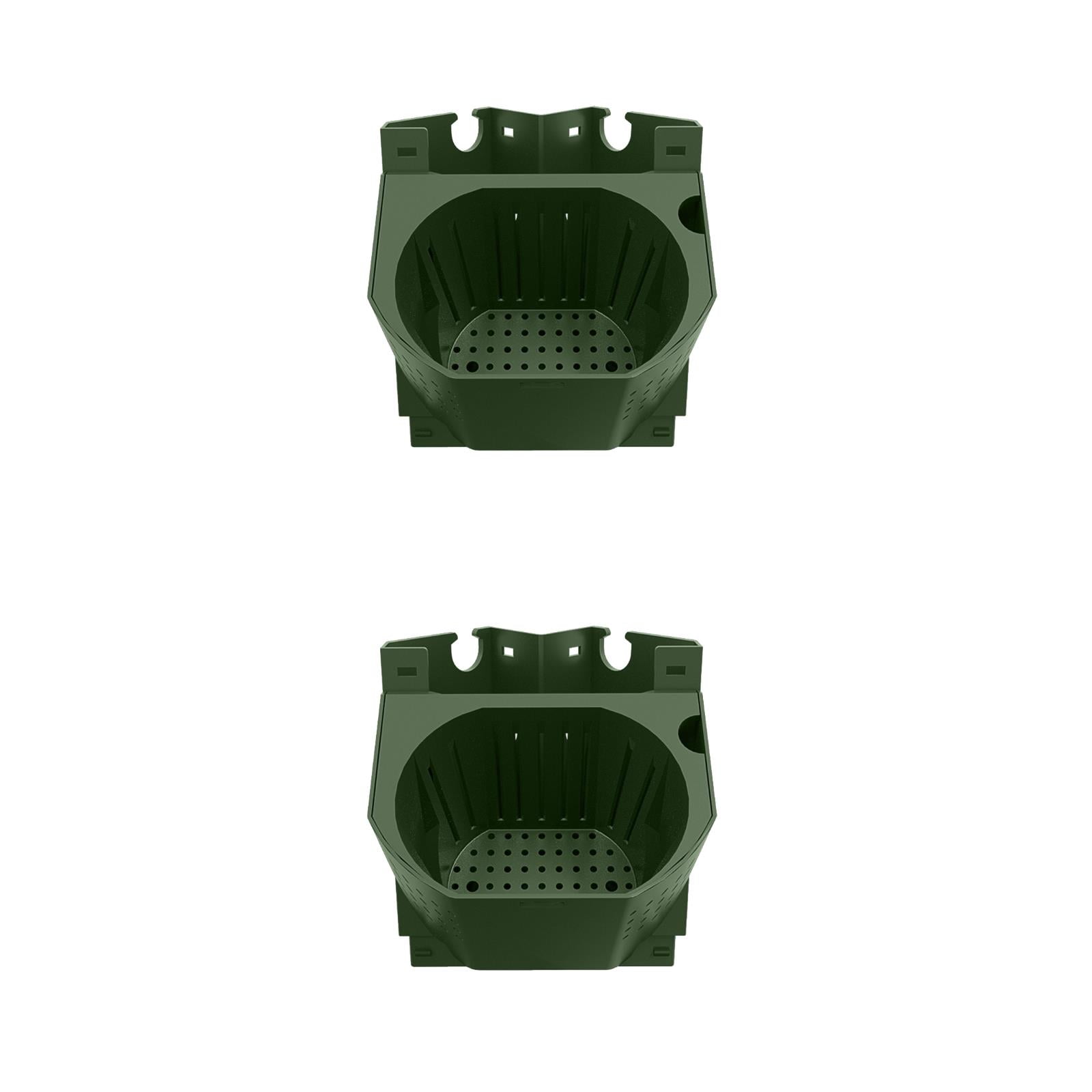 WORGEOUS 2 pcs Corner Planter Wall Mounted Plant Pot Right Angle Flower ...