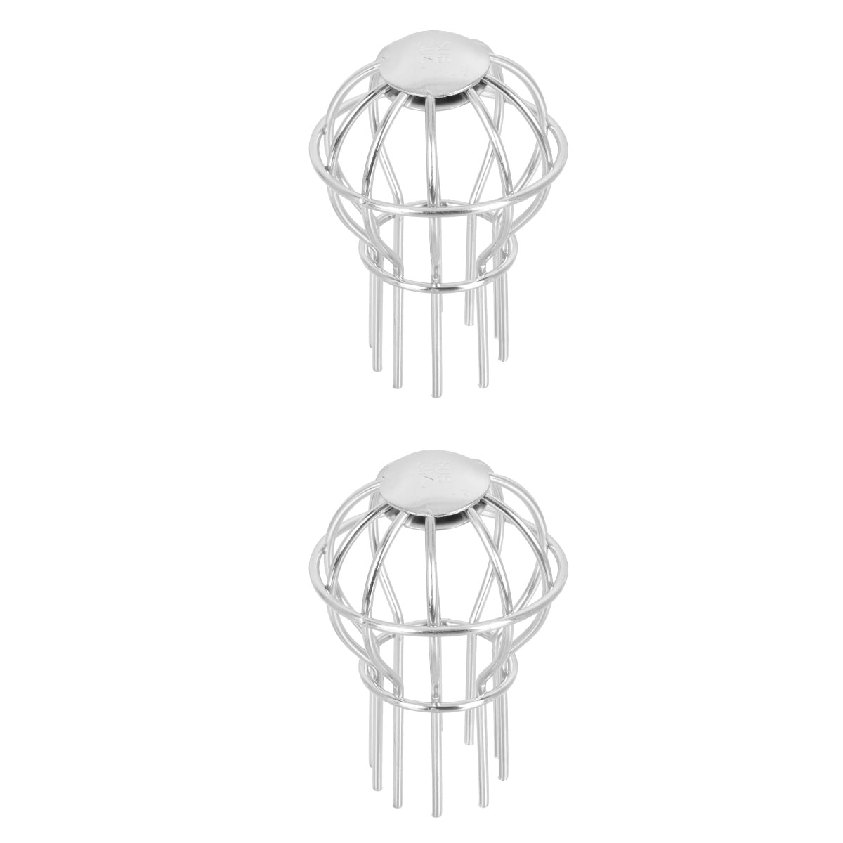 WORGEOUS 2-Pack Stainless Steel Outdoor Floor Drain Dome Strainer with ...