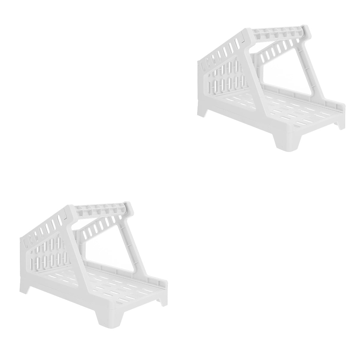 WORGEOUS 2 pcs External Label Roll Holder Fan-Fold Paper Holder for ...