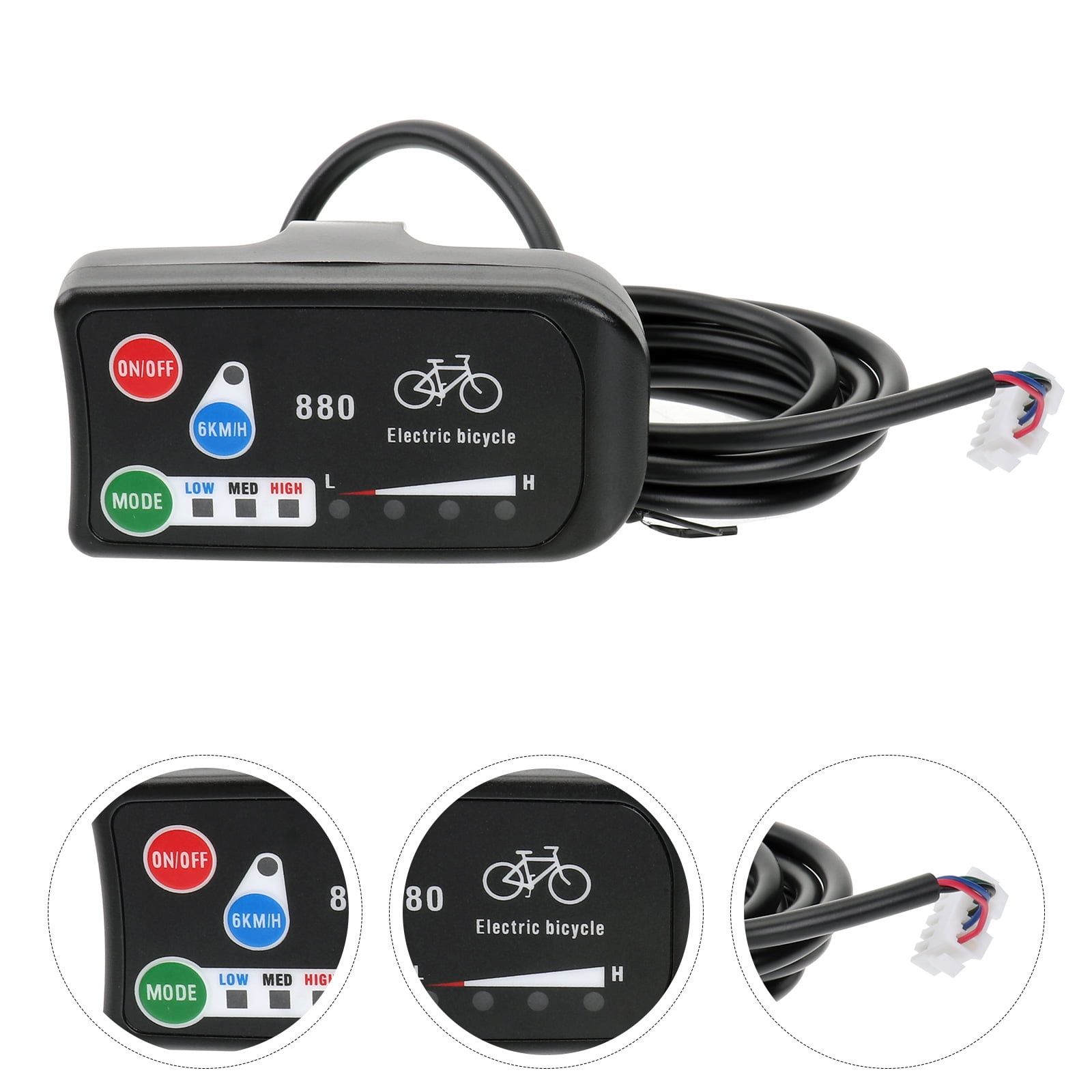 WORGEOUS 2 pcs Mountain Bike Display Panel Bike Control Panel Display ...