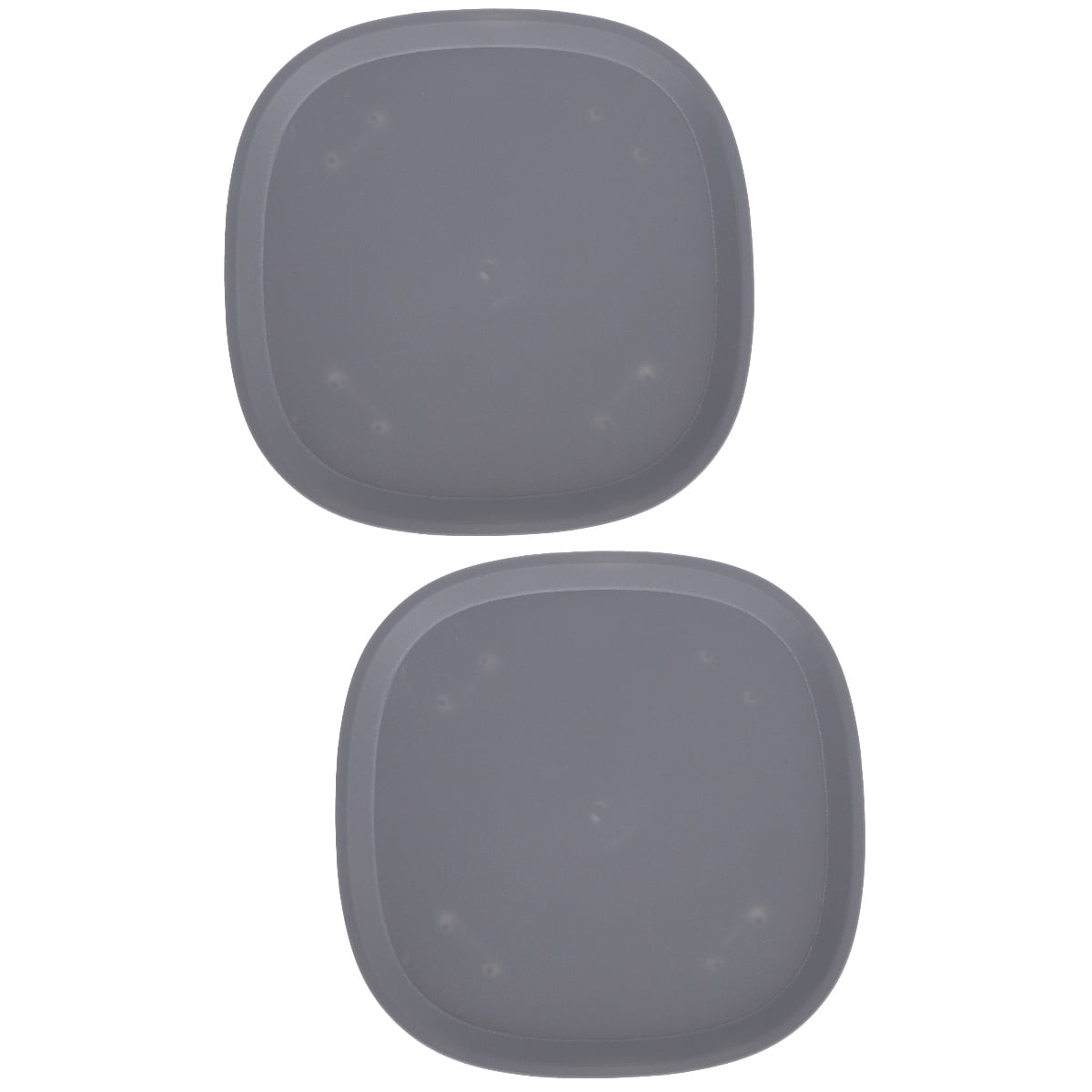 WORGEOUS 2 pcs Thick Movable Vase Rack Plastic Plot Shelf Hidden Wheel ...