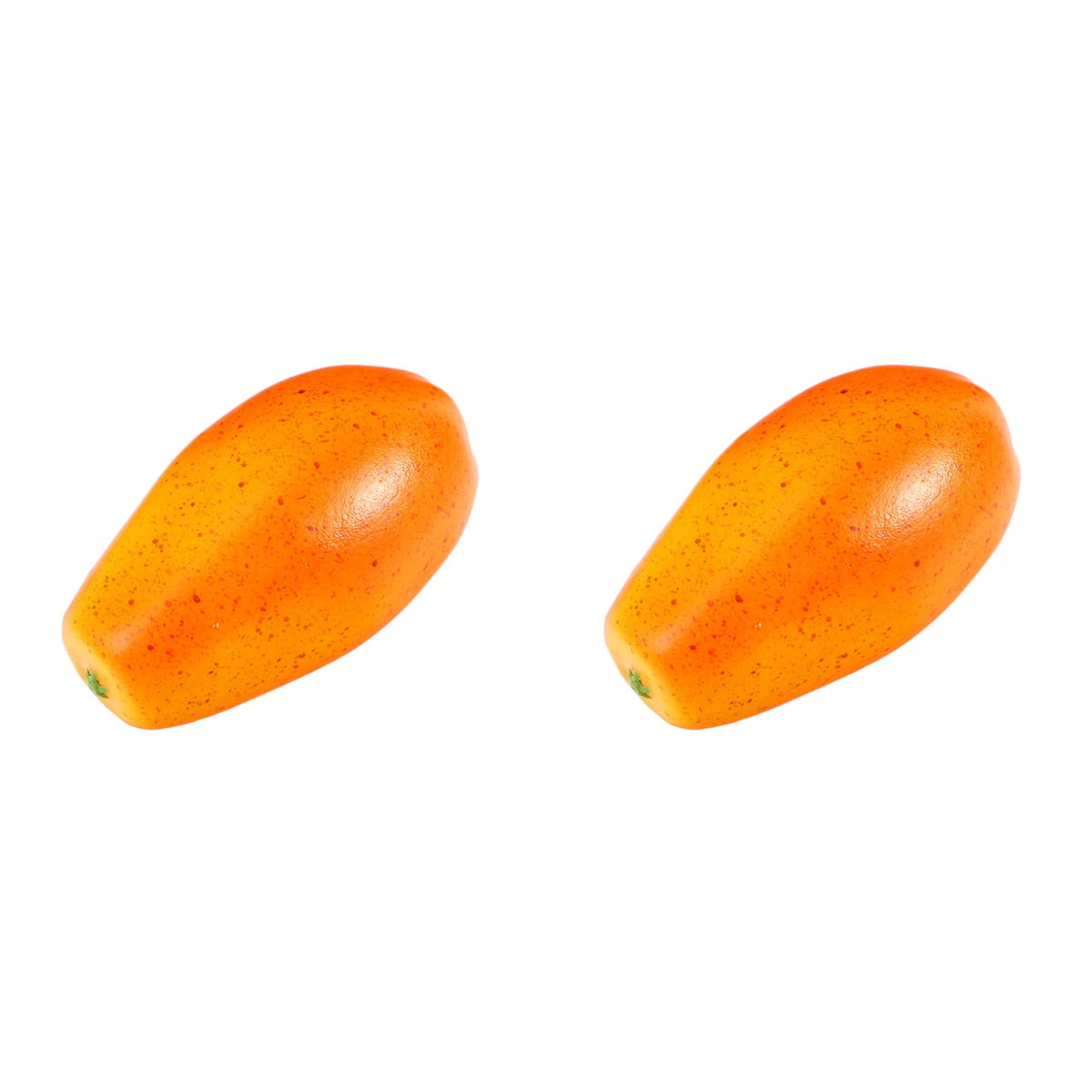 WORGEOUS 2 pcs Vivid Papaya Model Decorative Fruit Model Photo Prop ...