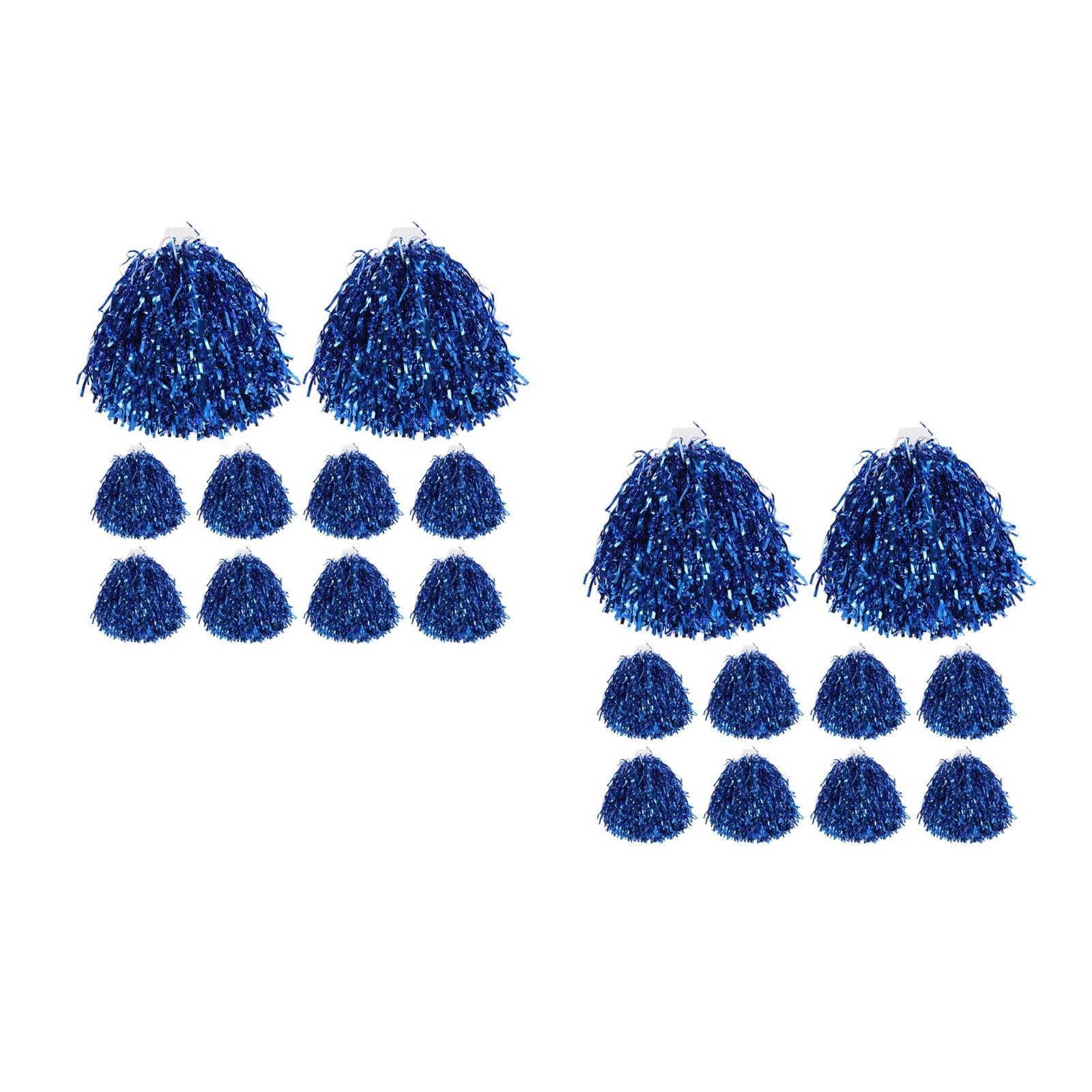 WORGEOUS 20 PCS Cheerleading Hand Bouquets Glitter Pom Poms for ...