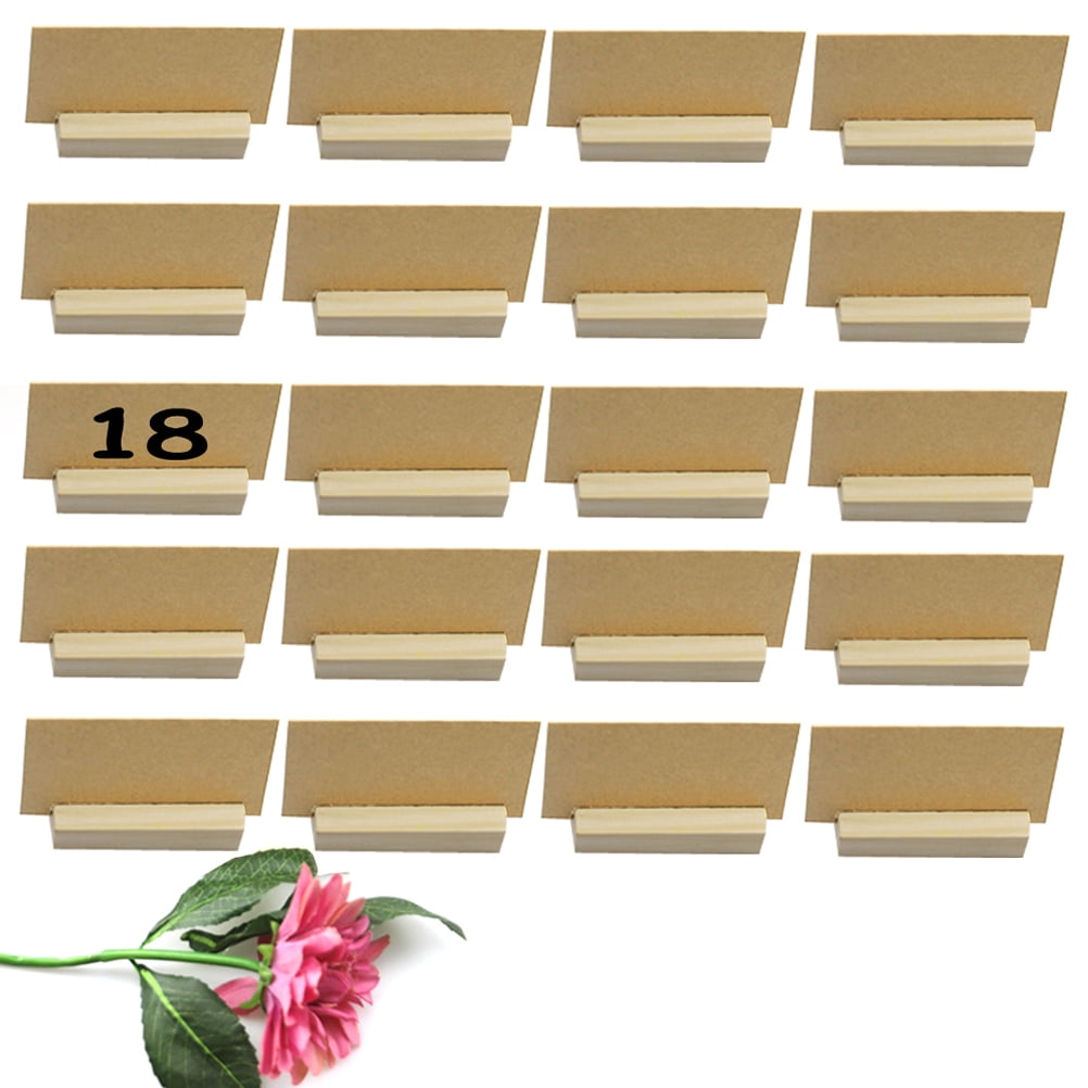 WORGEOUS 20 PCS Desktop Note Holder Centerpiece Tabletop Sign Office ...
