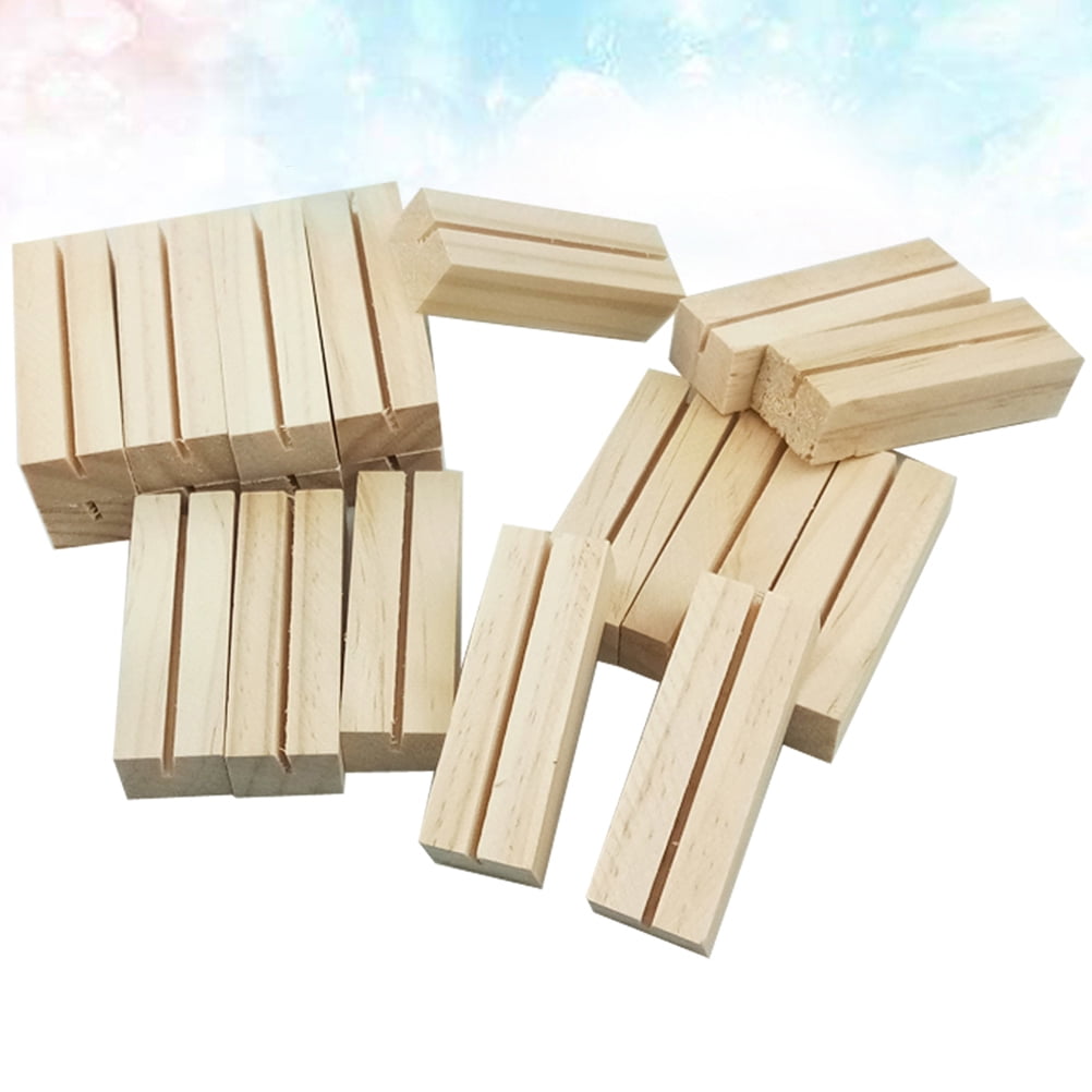 WORGEOUS 20 PCS Desktop Note Holder Tabletop Sign Organizer Binder ...