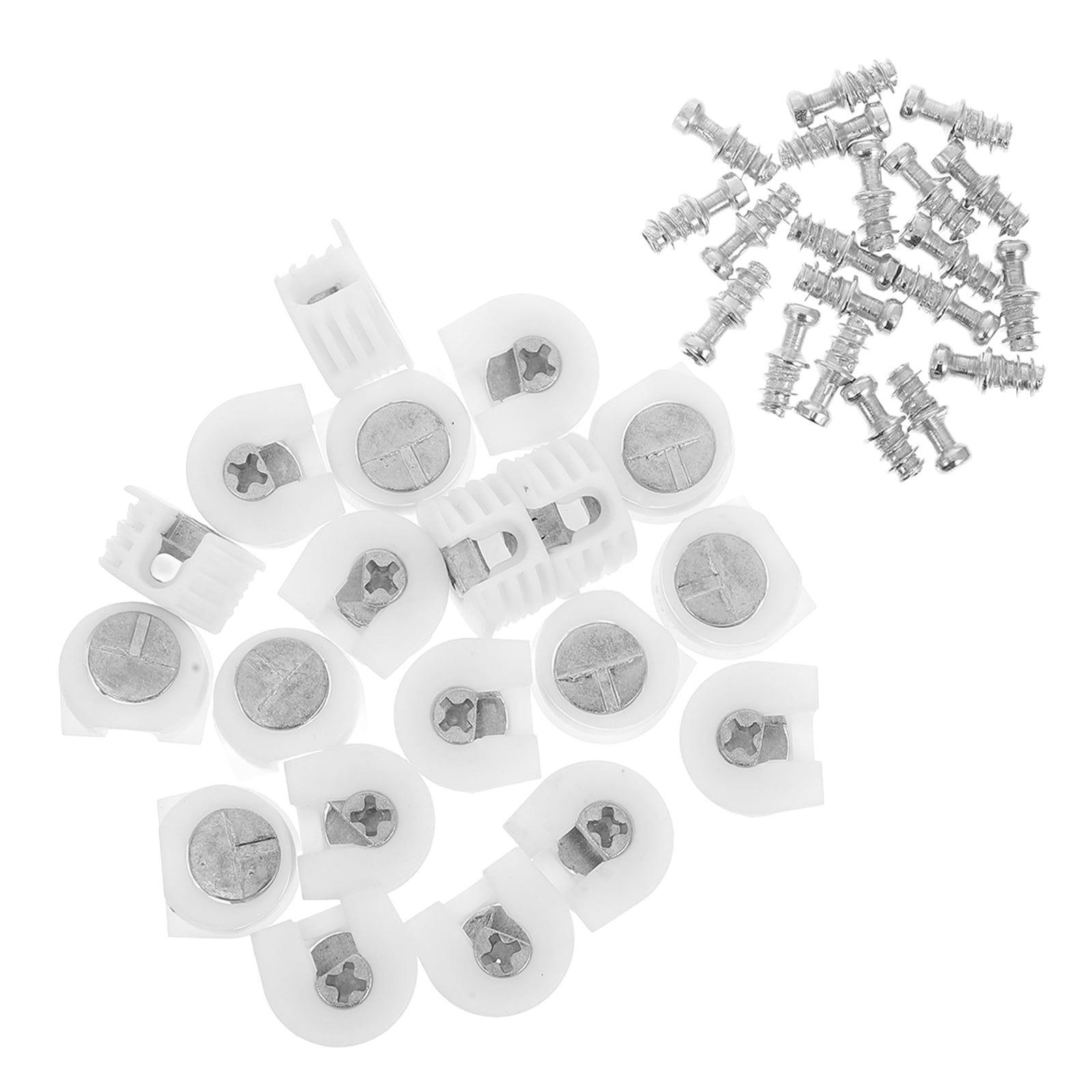 WORGEOUS 20 PCS Furniture Cam Lock Connecting Nut Plate Clamp Support ...