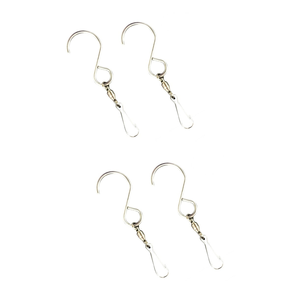 WORGEOUS 20 Packs 3.5" S Swivel Hooks Clips Rotary Hooks for Hanging ...