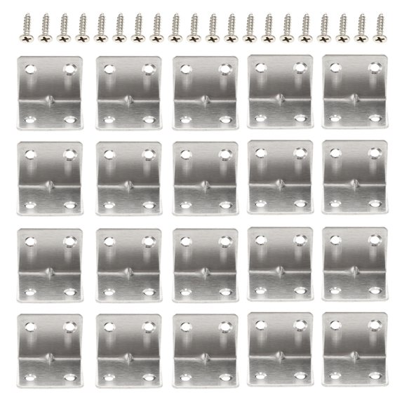 WORGEOUS 20 Pcs Corner Code Screw Fasteners Plugs Drywall Hinges ...