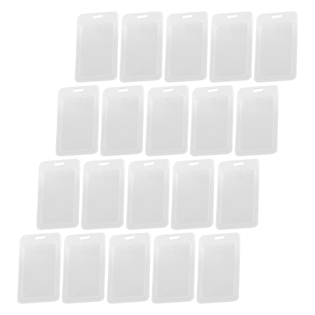 WORGEOUS 20 Pcs Double Sided Clear Badge Holder Disabled Card ...