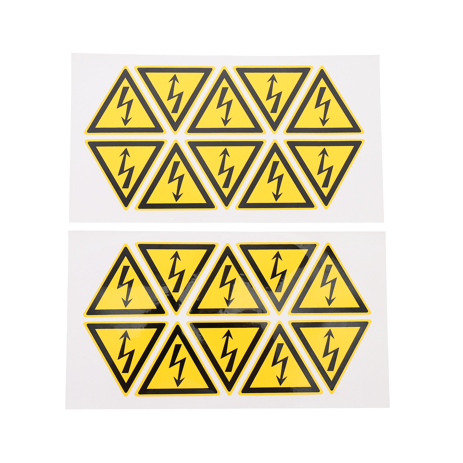 WORGEOUS 20 Pcs Escape Lockout Tag Electric Shock Warning Sticker ...