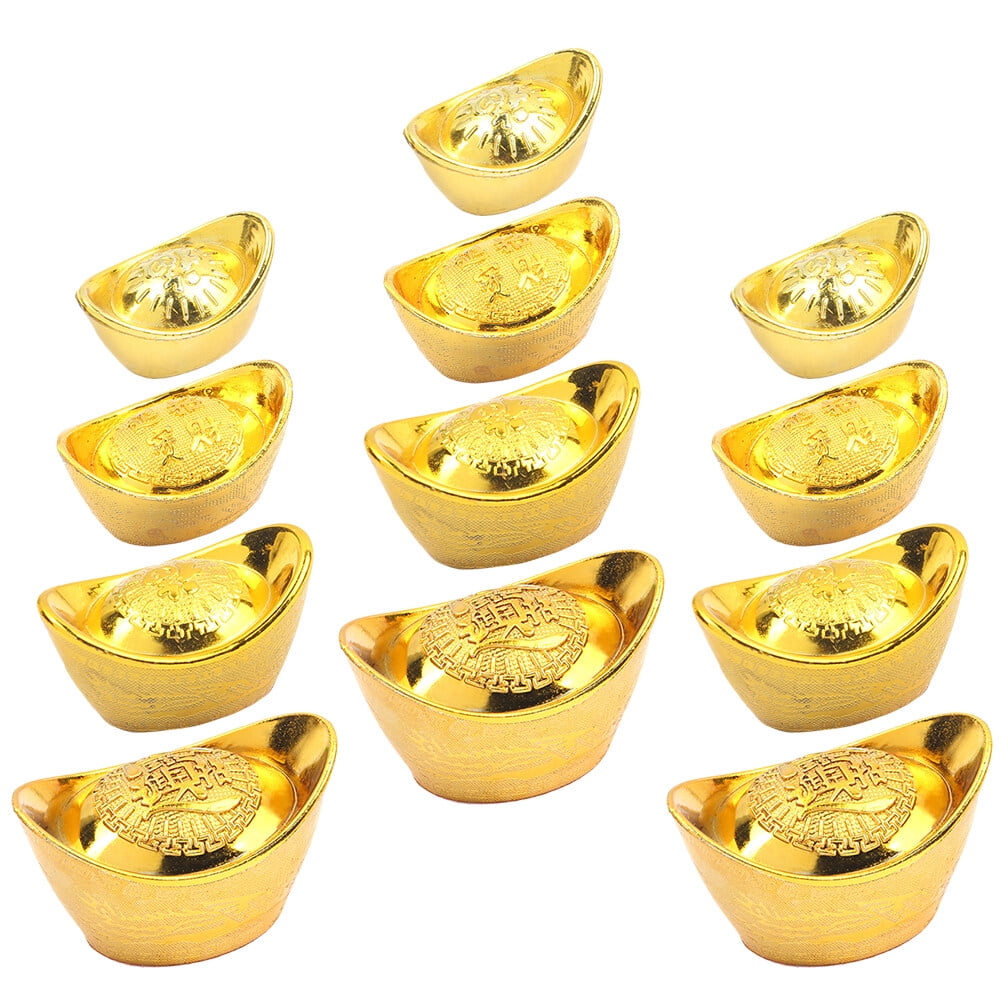 WORGEOUS 20 Pcs Figurines Ingot Cake Decorating Decorations for Good ...
