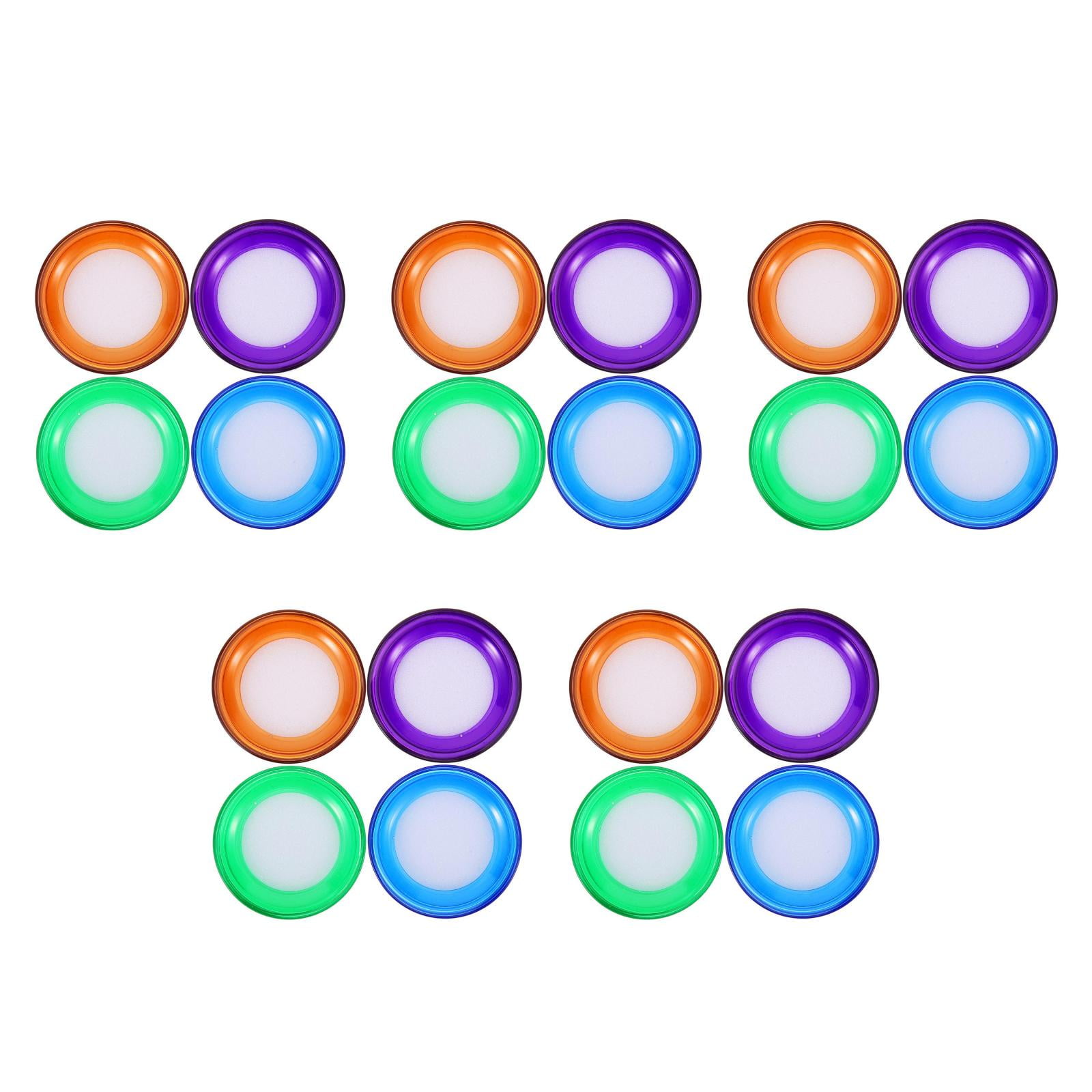 WORGEOUS 20 Pcs Finger Wet Sponge Cup Moistener Fingertip Moistener ...