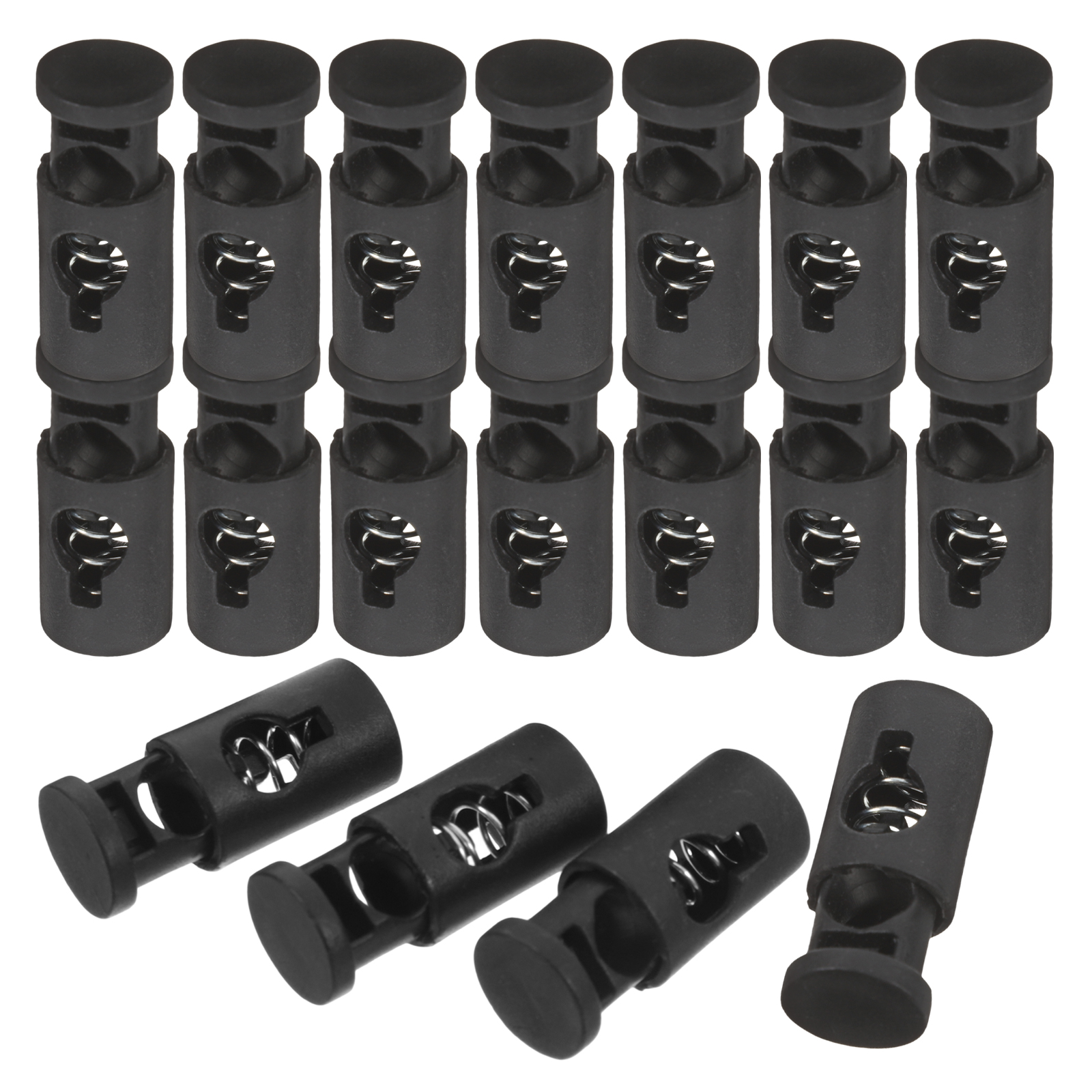 WORGEOUS 20 Pcs Garden Flag Clips Plastic Clasp Open Both Ends Heavy ...