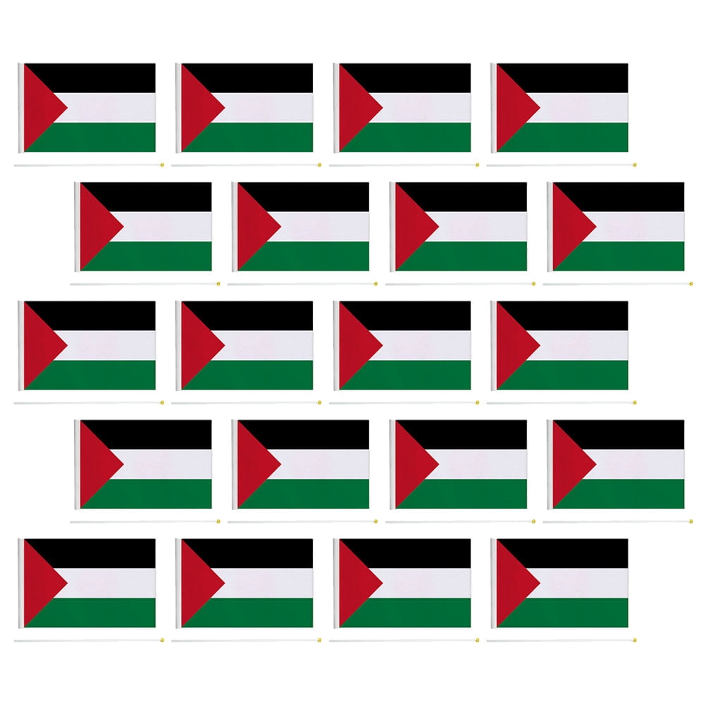 WORGEOUS 20 Pcs Hand Waving Flag Mini Country 🇵🇸🇵🇸🇵🇸🇵🇸🇵🇸 Pride Flags ...