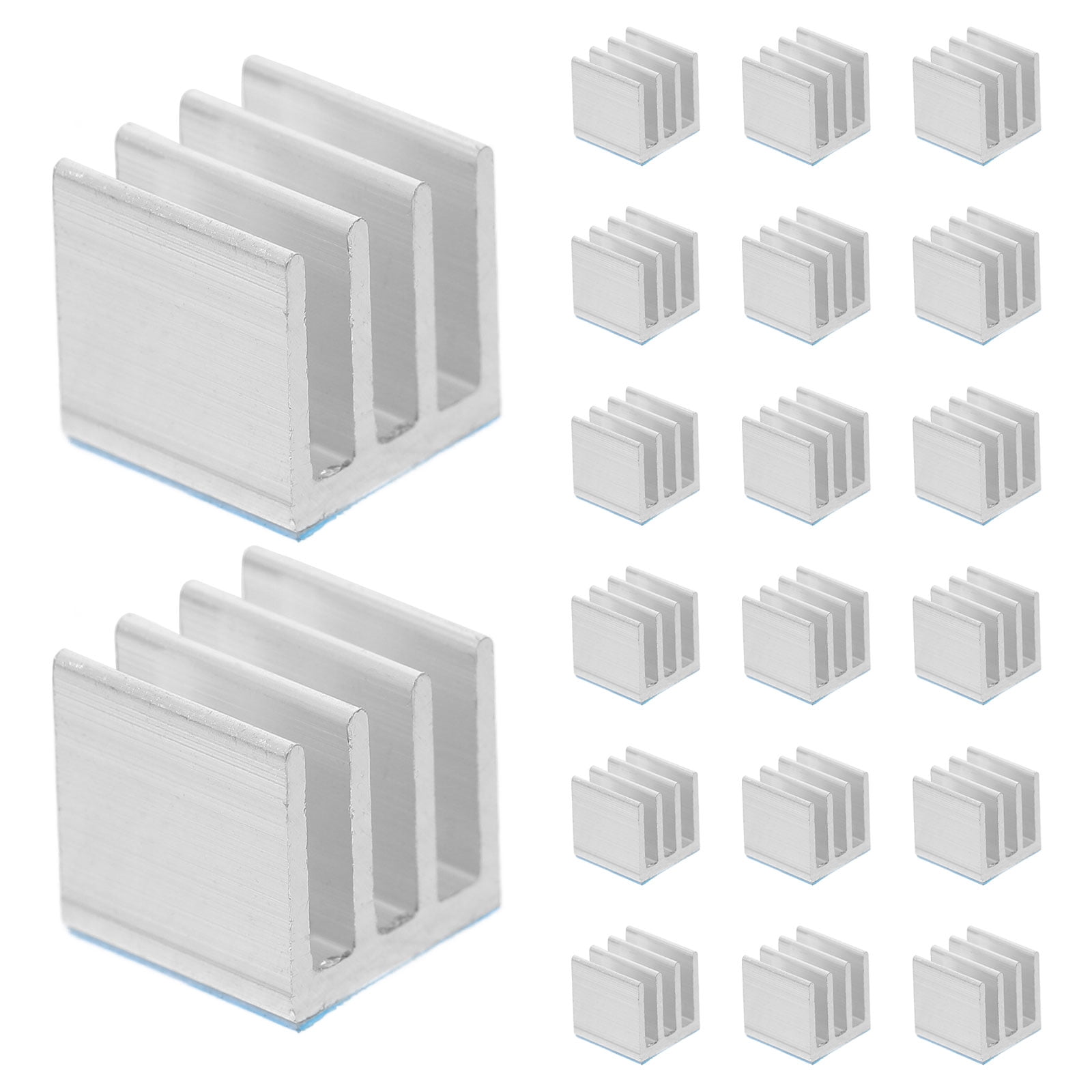 WORGEOUS 20 Pcs Heat Sink Universal Cooling Fin Block 1.00X1.00X1.00CM ...