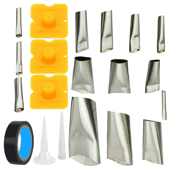 WORGEOUS 20 Pcs/Set Caulk Nozzle Kit Caulking Tool Easy Clean - Walmart.com
