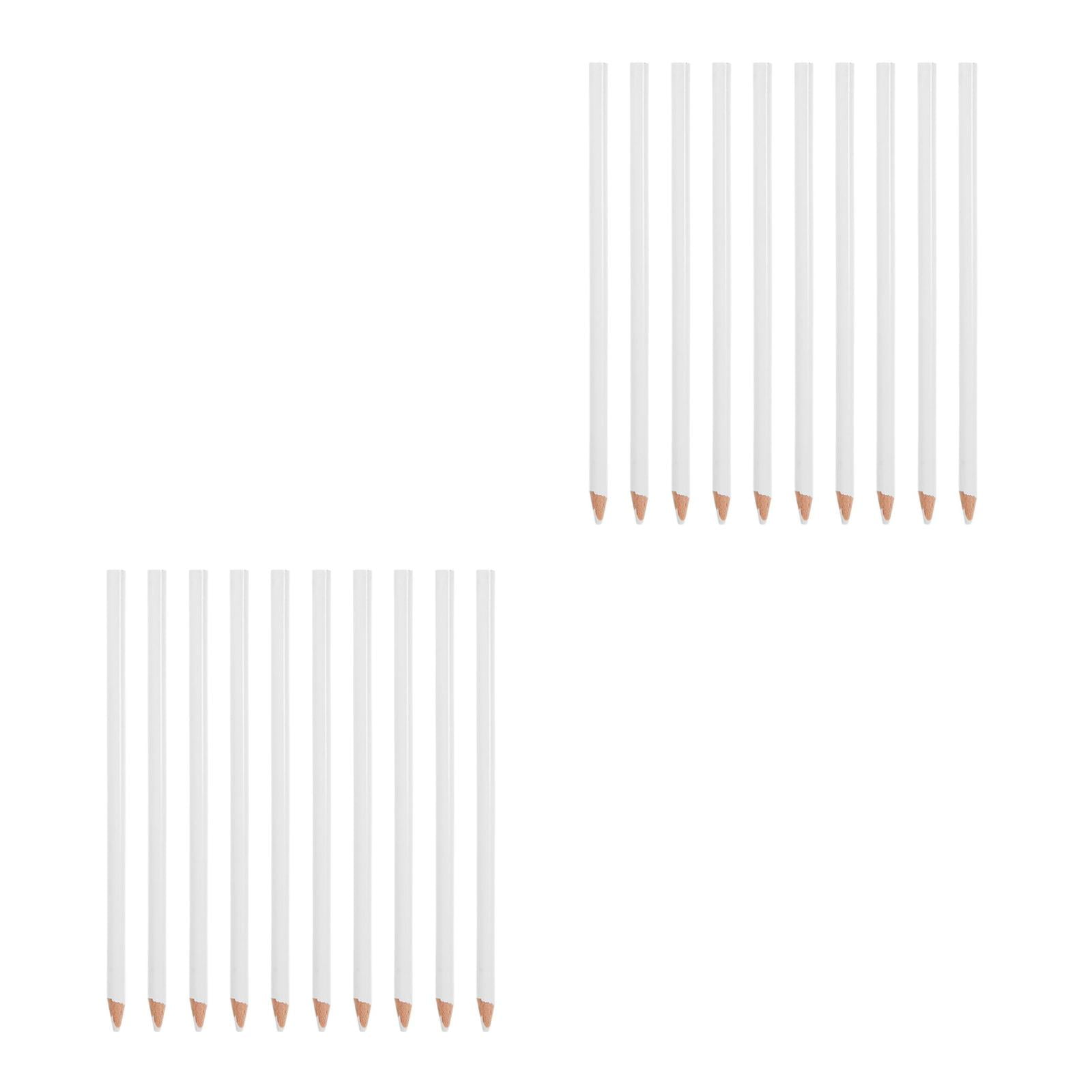 FUTUREORYY Tracing Pencils White Wood for Adults 20Pcs - Walmart.com