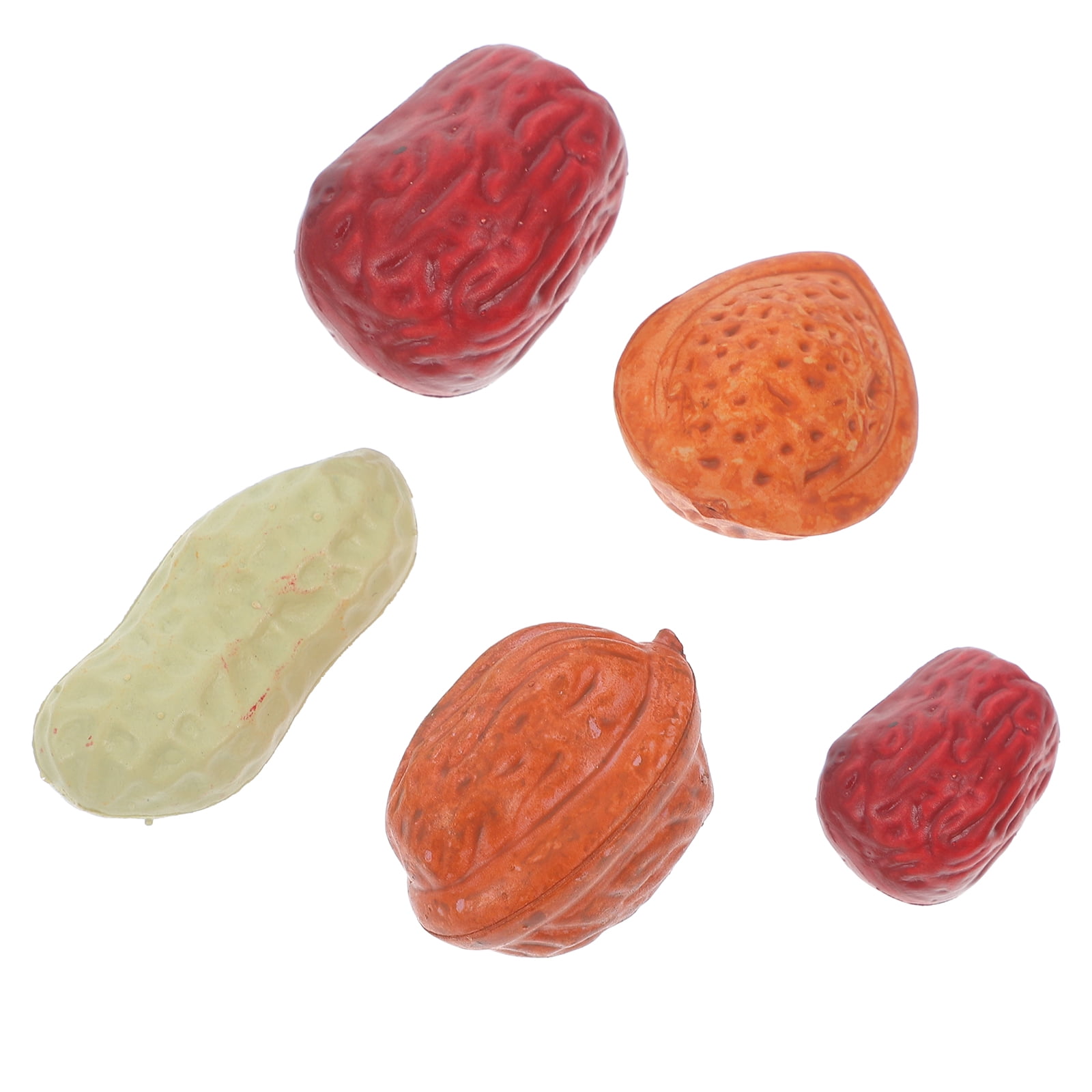 WORGEOUS 20 Pcs Simulation Nut Model Decor Tile Insert Grate Pop ...