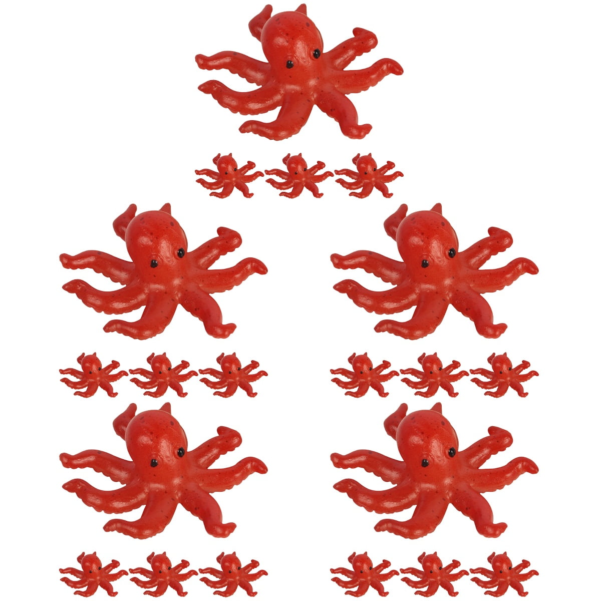 WORGEOUS 20 Pcs Simulation Octopus Model Octopus Lifelike Ocean Animal ...