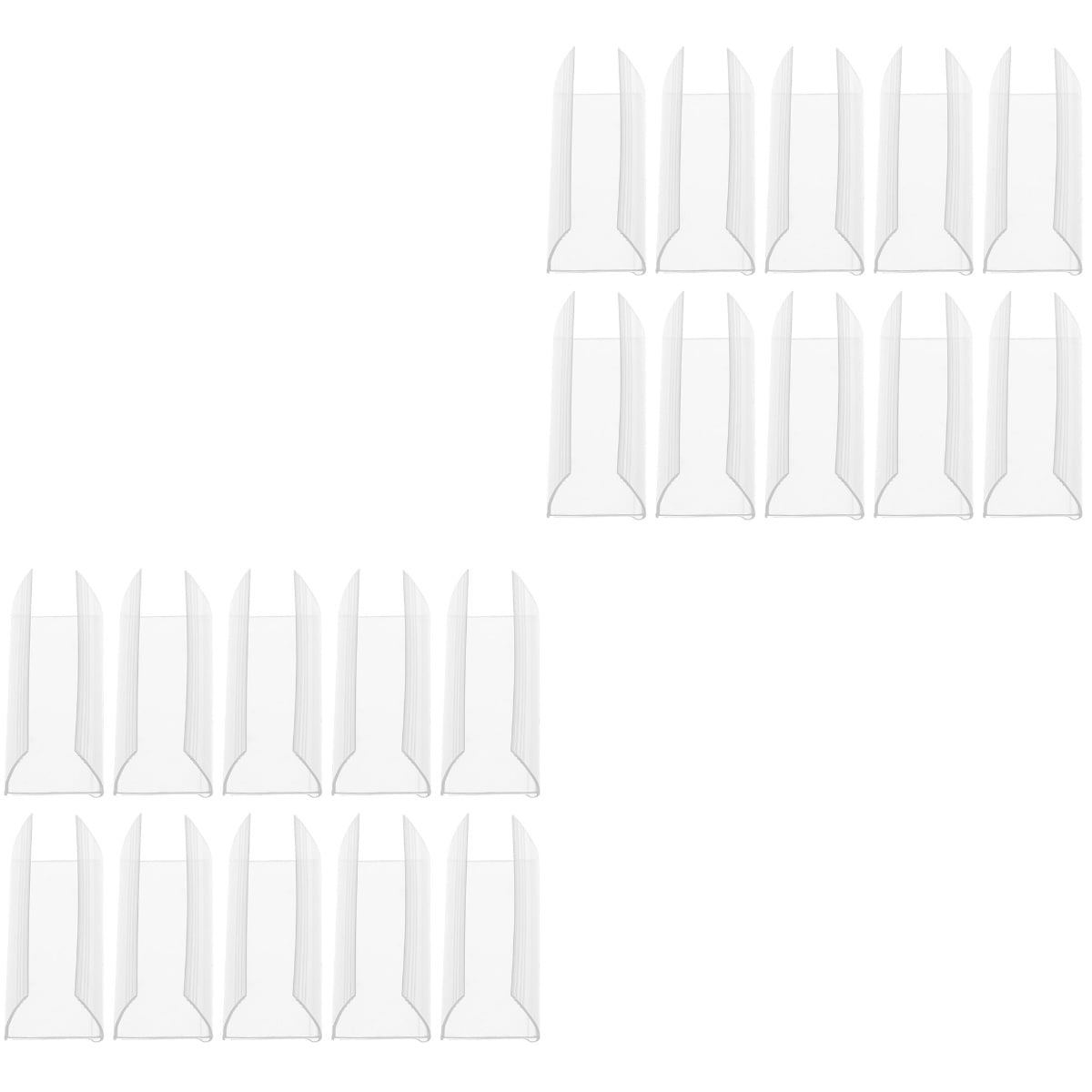 WORGEOUS 20 Pcs Supermarket Price Tag Price Display Holder Retail Shelf ...
