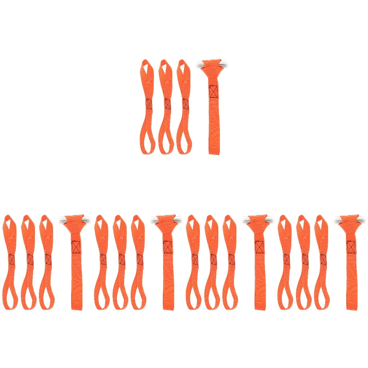 WORGEOUS 20 Pcs Tie-Down Straps Loops Heavy Duty Tie Down Straps Belts ...
