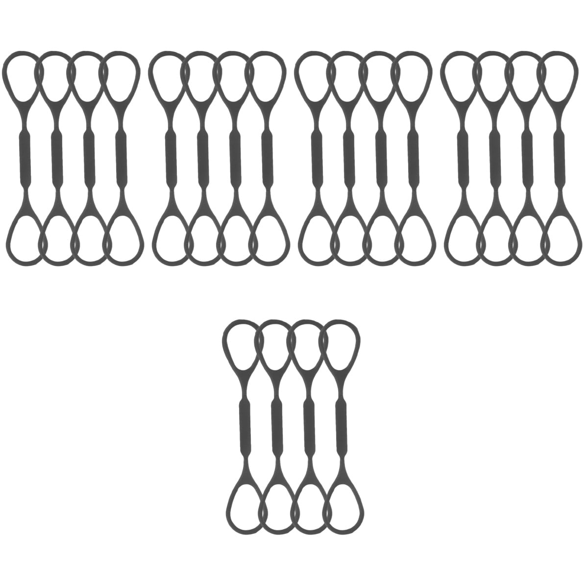 WORGEOUS 20 Pcs Trumpet Silicone Slide Stoppers Easy Operation Silicone ...