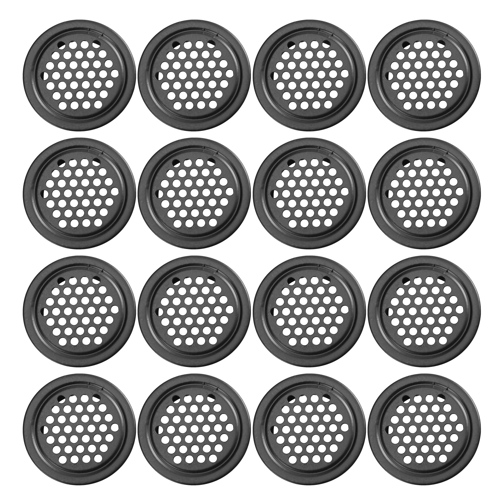 WORGEOUS 20 Pcs Wardrobe Mesh Hole Heater Ducting Air Conditioner Black ...