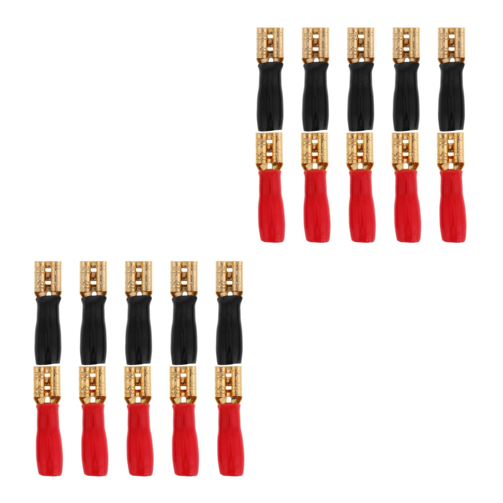 WORGEOUS 20 Pcs Wire Spade Connector Wire Crimp Terminal Block With ...