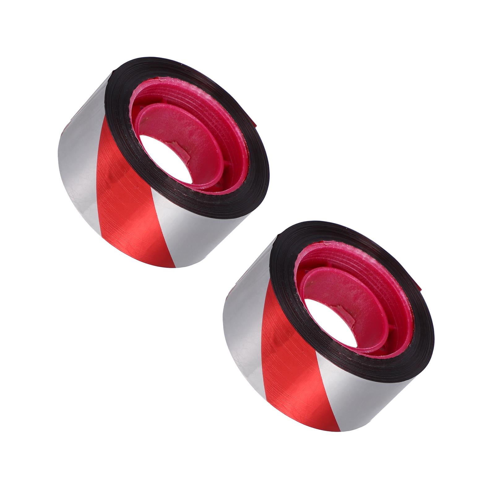 WORGEOUS 20 Rolls Red White Hazard Warning Stripes Barricade Tape Non ...